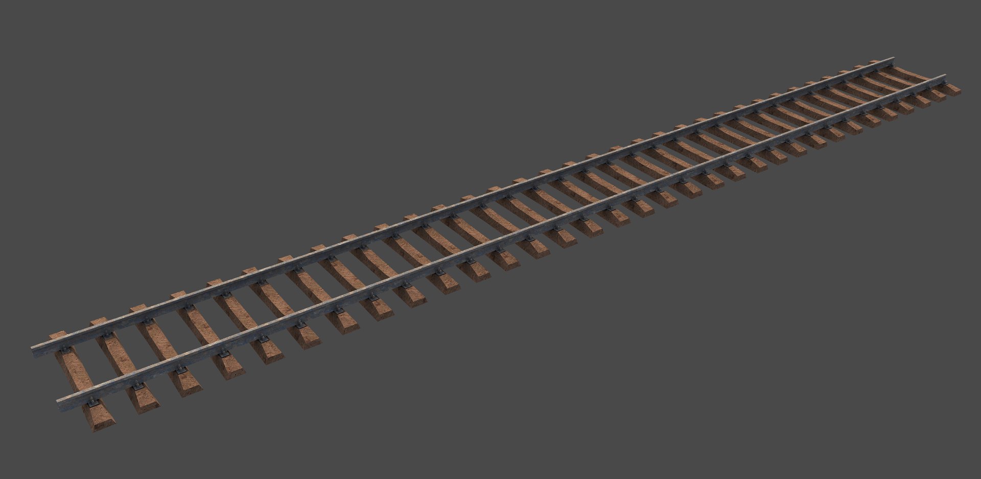 3D Railroad Track - TurboSquid 1727854