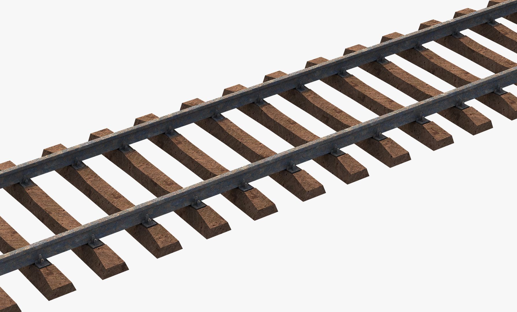 3D Railroad Track - TurboSquid 1727854