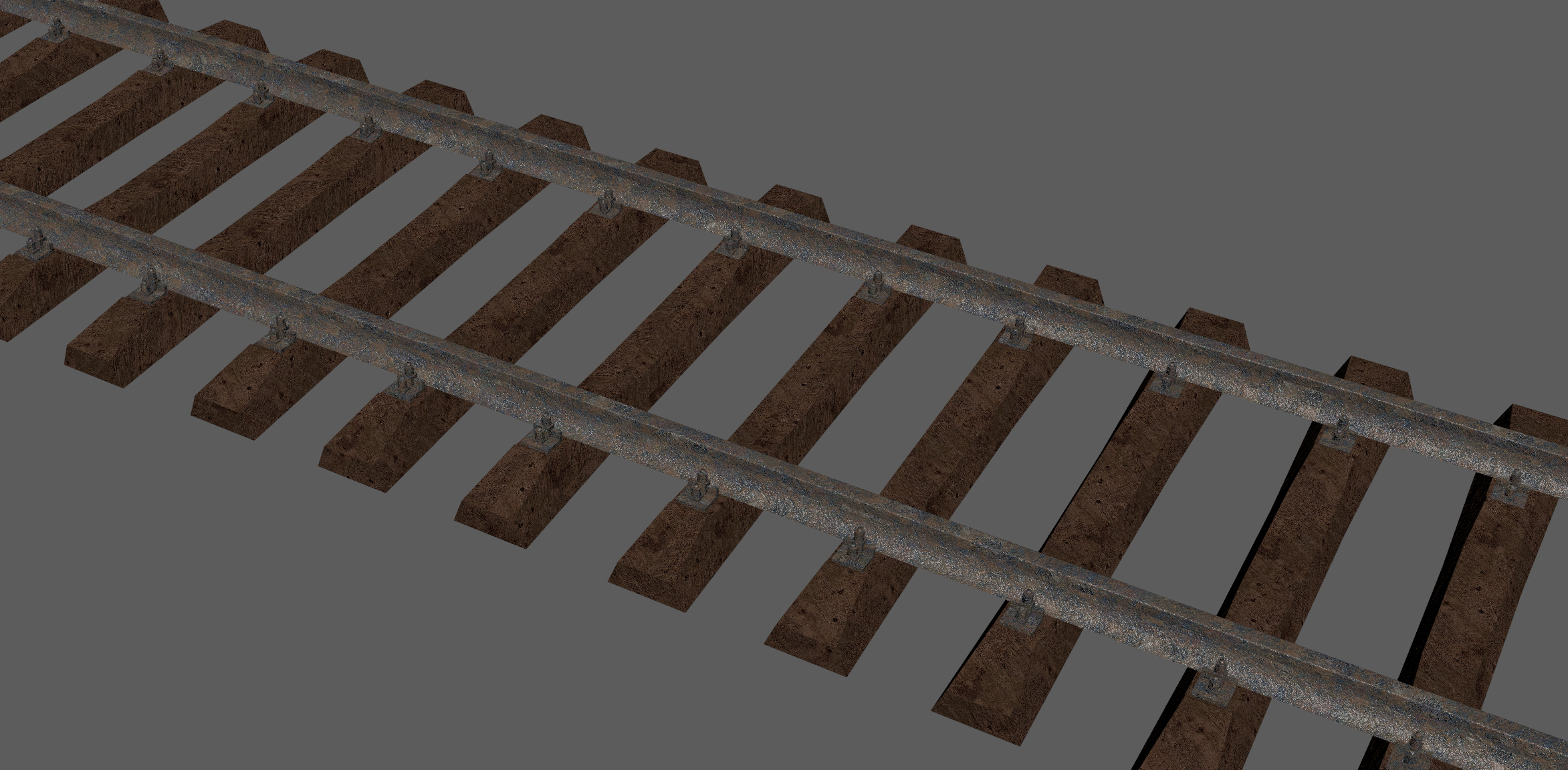 3D Railroad Track - TurboSquid 1727854