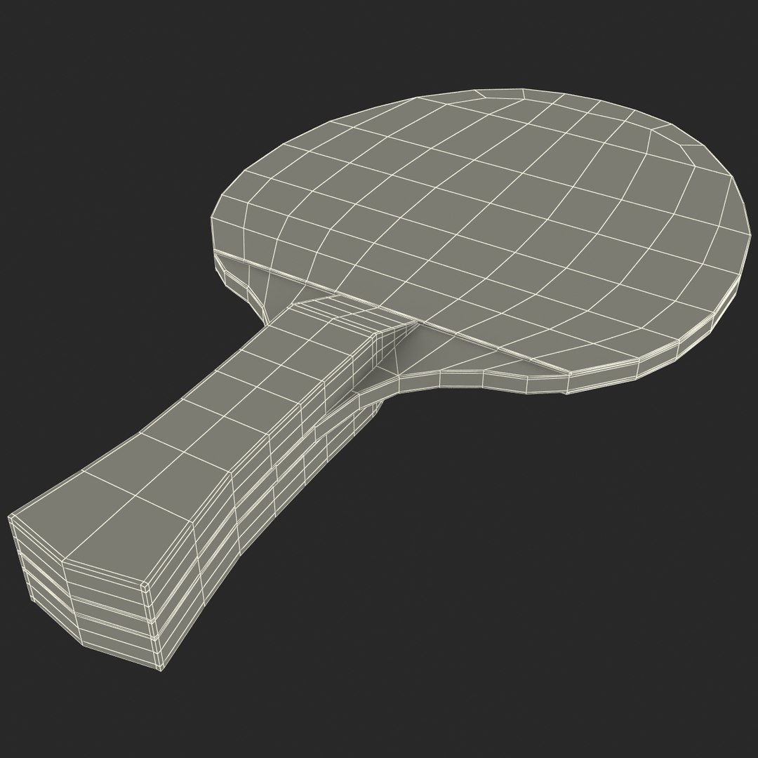 Ping Pong Paddle 3d Model