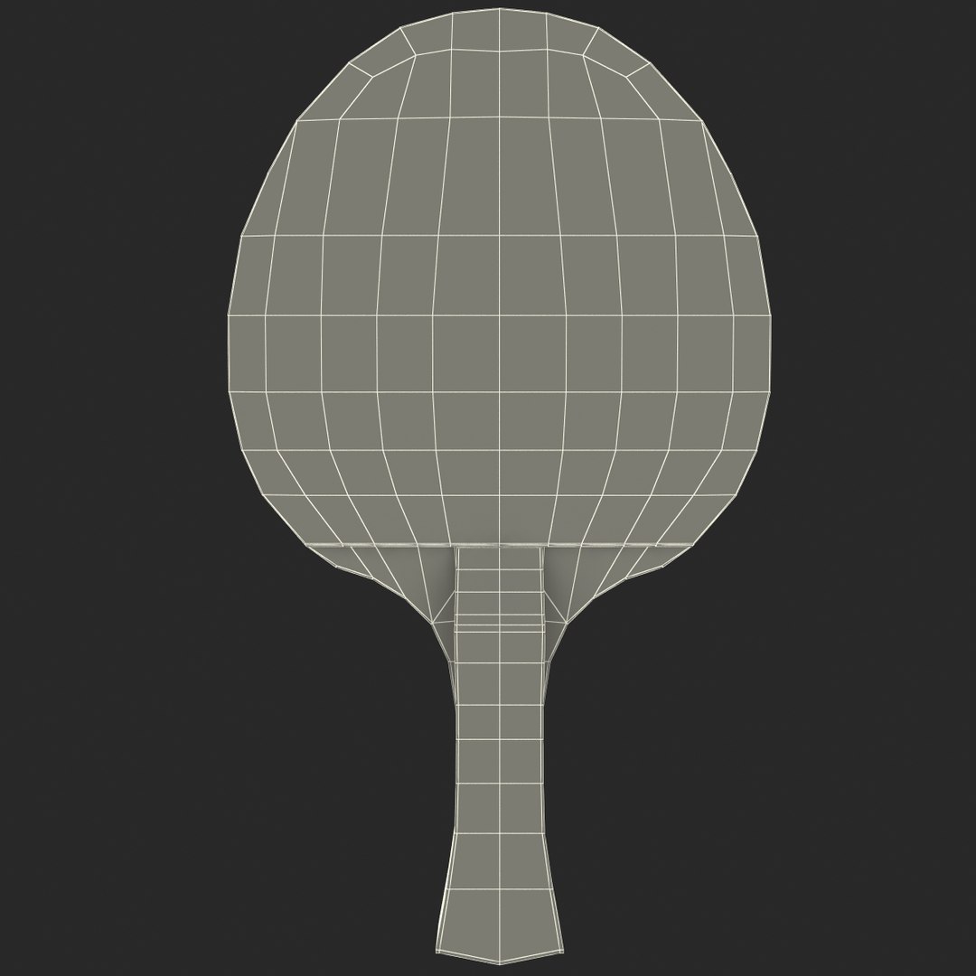 Ping Pong Paddle 3d Model