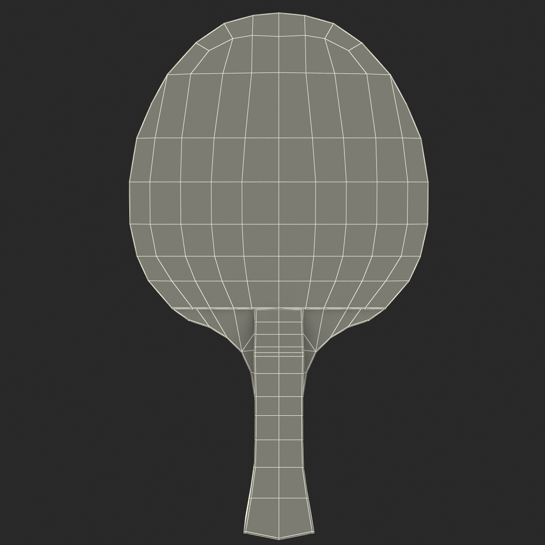 Ping Pong Paddle 3d Model
