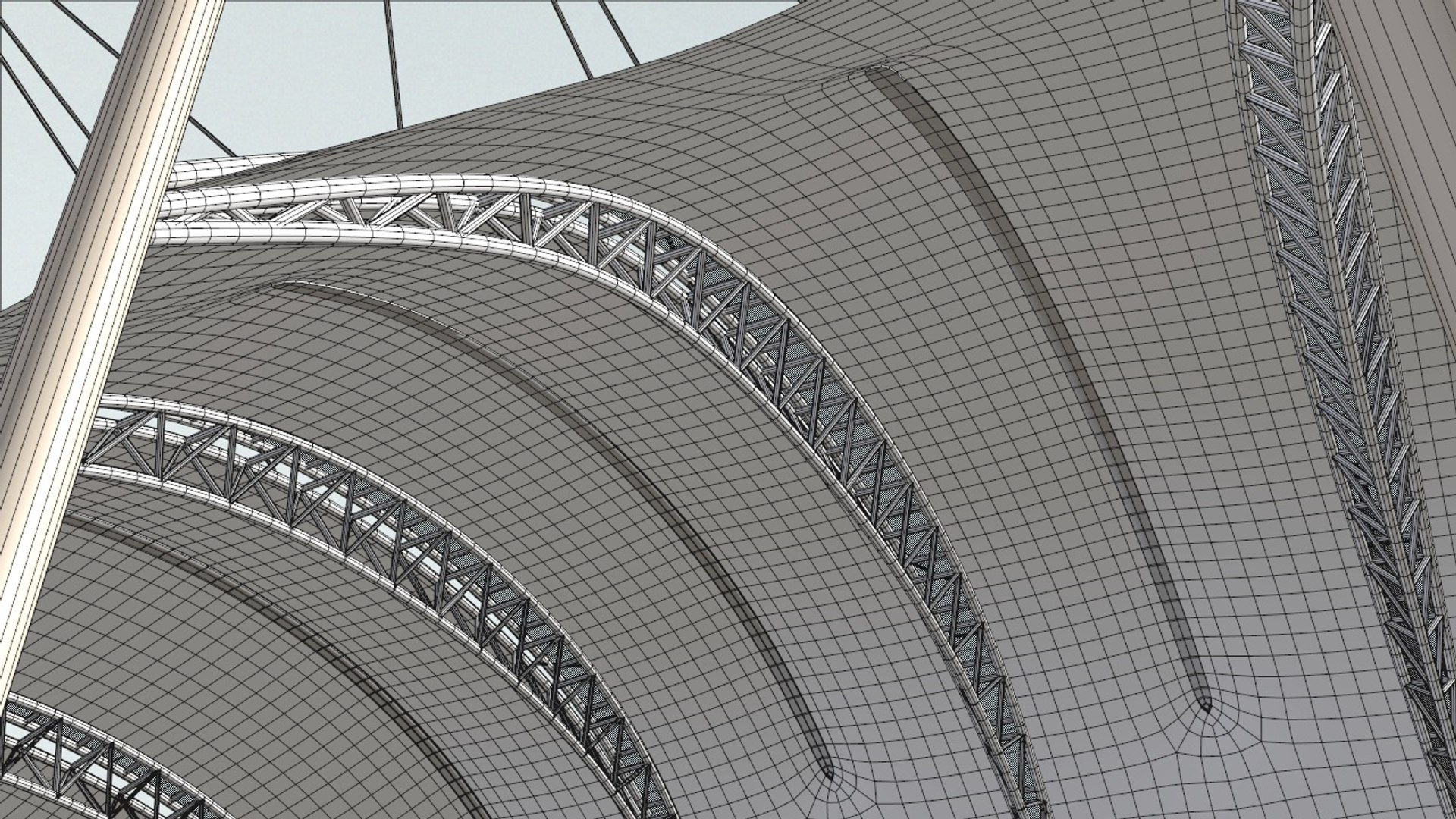 3ds Max Roof Shore Membrane