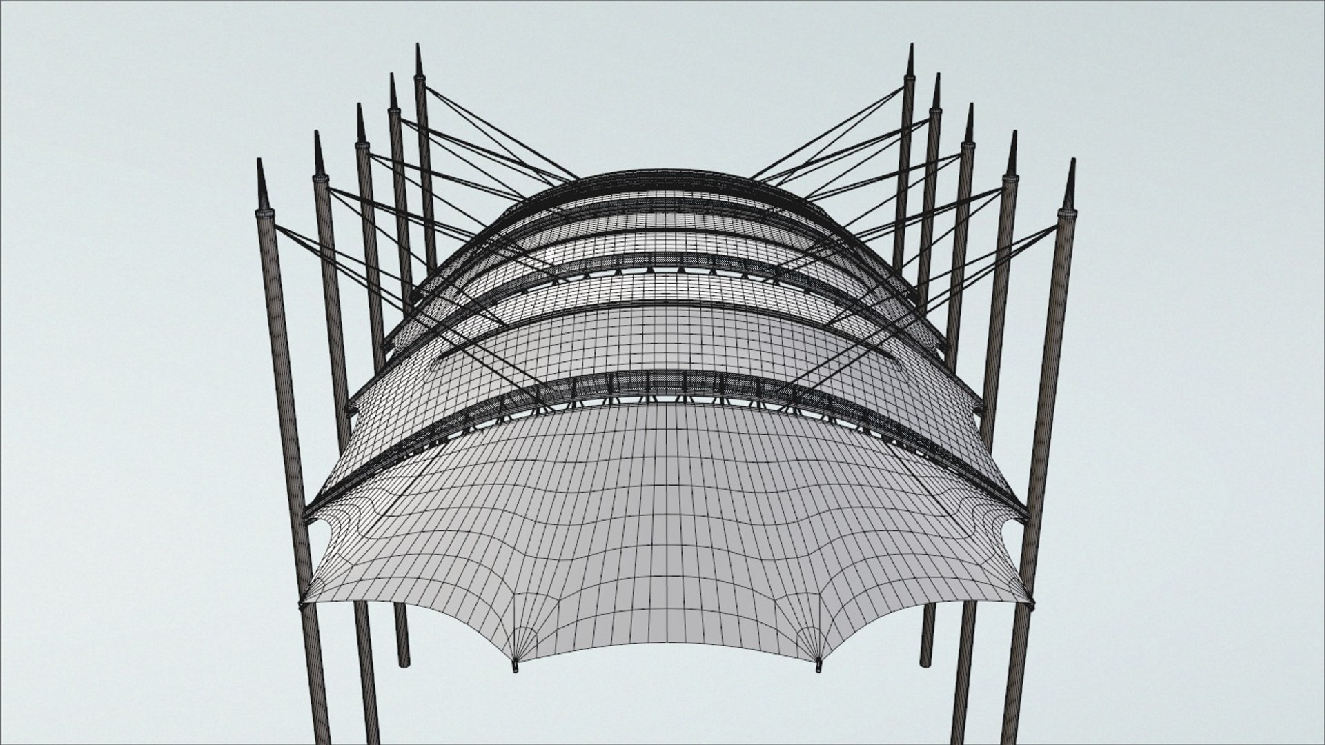 3ds Max Roof Shore Membrane
