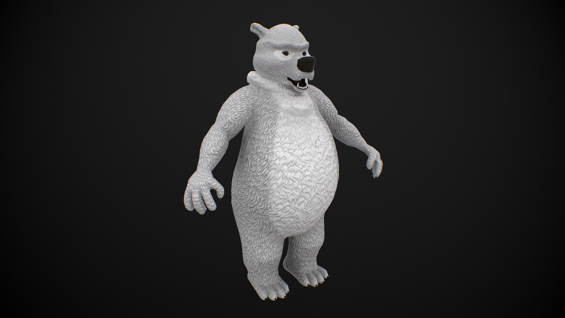Cartoon Bear Rigged 3D Model - TurboSquid 2178939