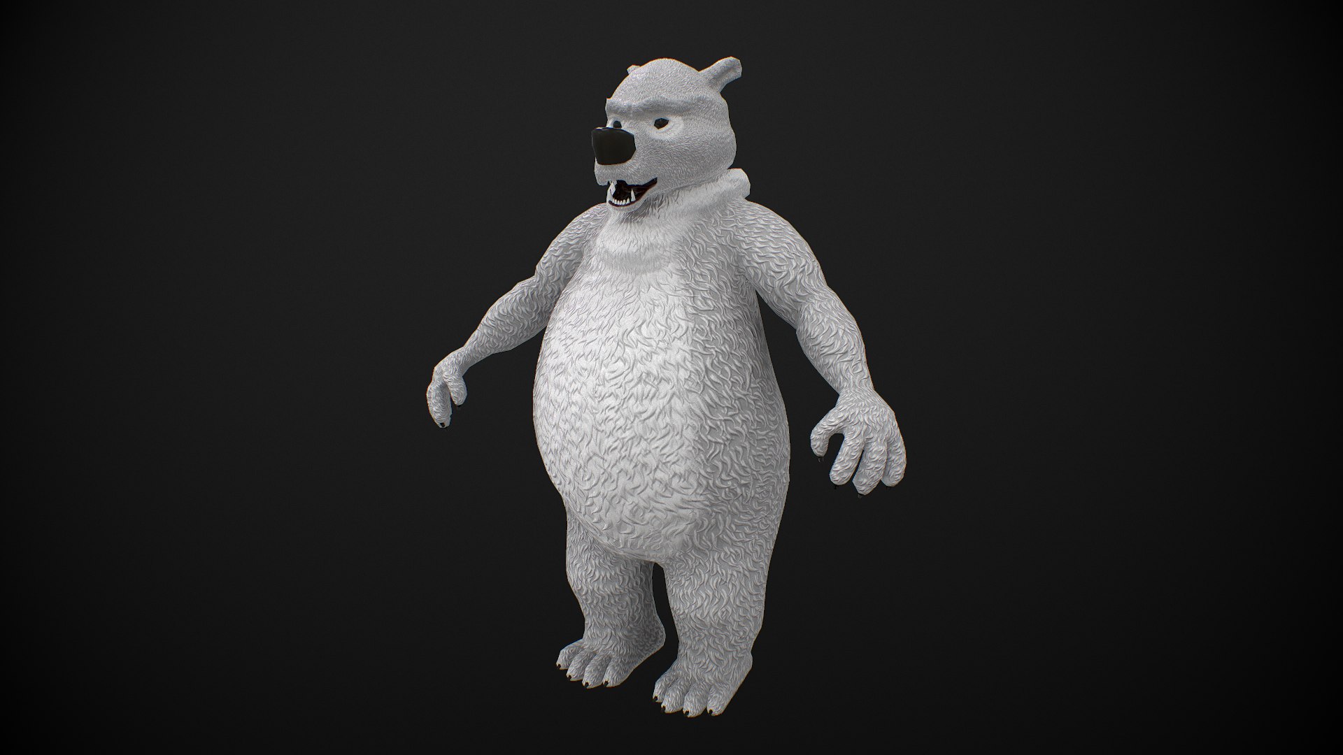Cartoon Bear Rigged 3D Model - TurboSquid 2178939
