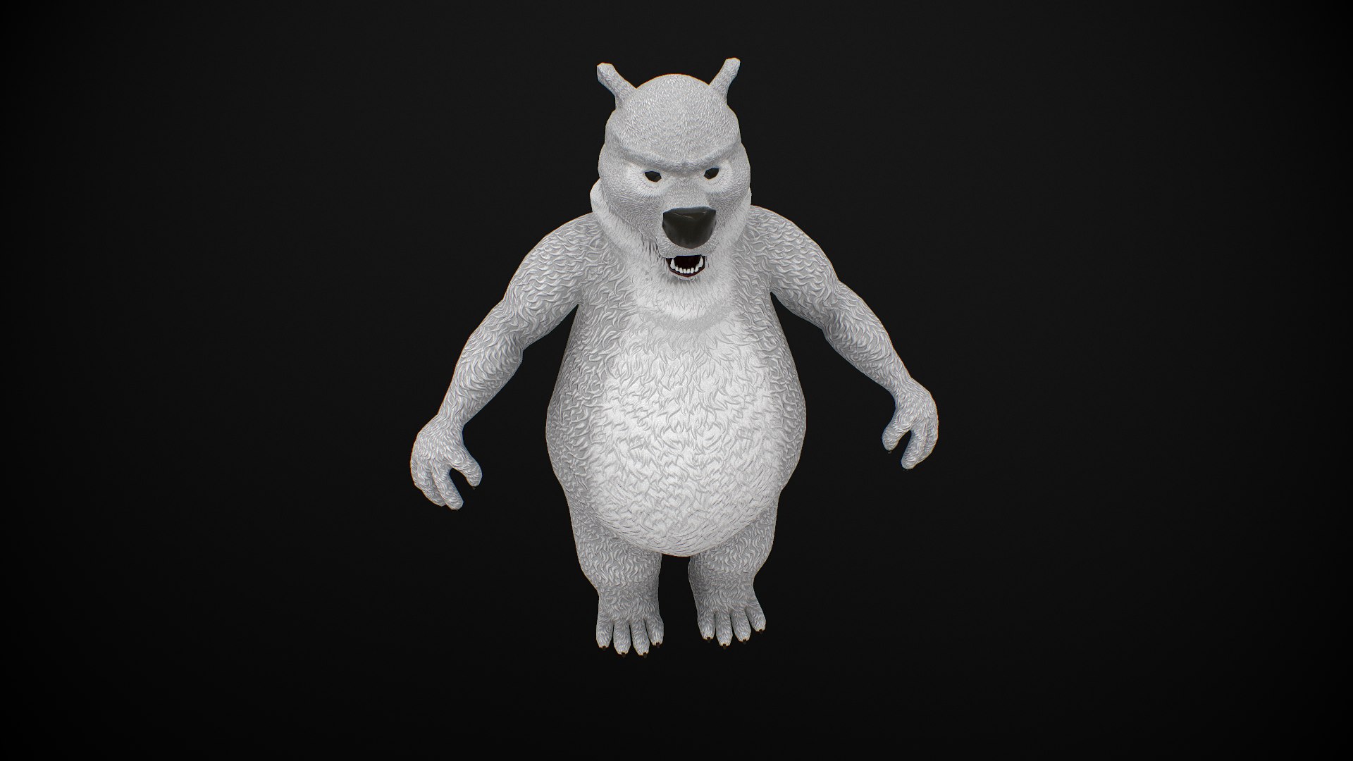 Cartoon Bear Rigged 3D Model - TurboSquid 2178939