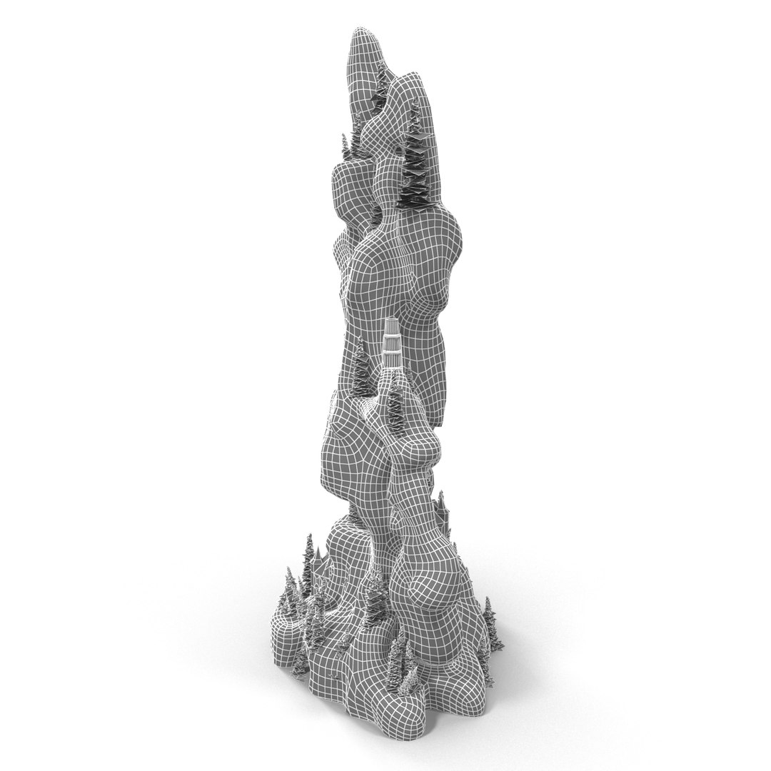 3d model rock big v2