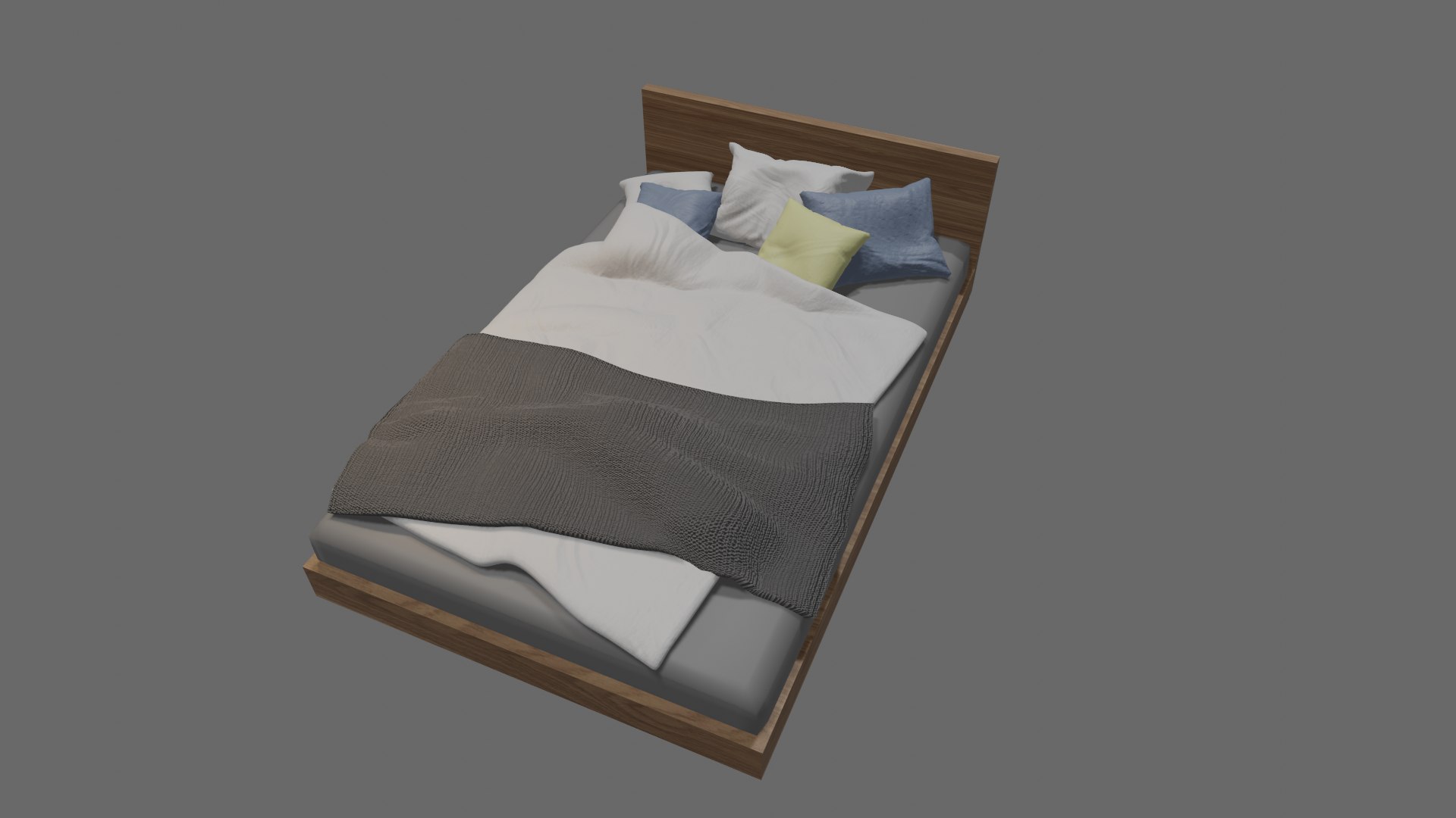 3D BED Model - TurboSquid 2037056