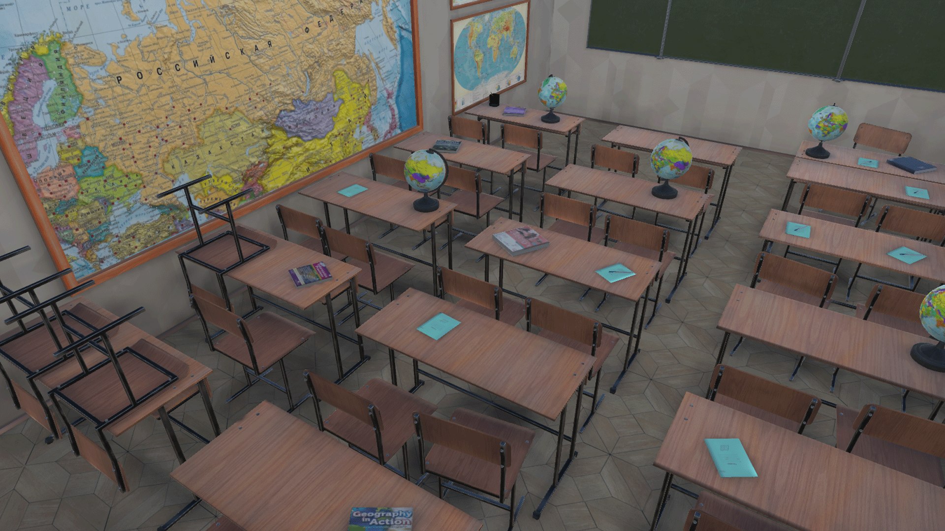 Vr School - Class 3D Model - TurboSquid 1433845