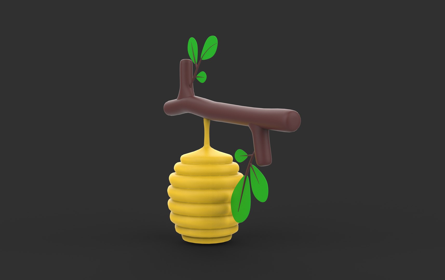 3D Hanging Honeycomb 3D Model - TurboSquid 2339983
