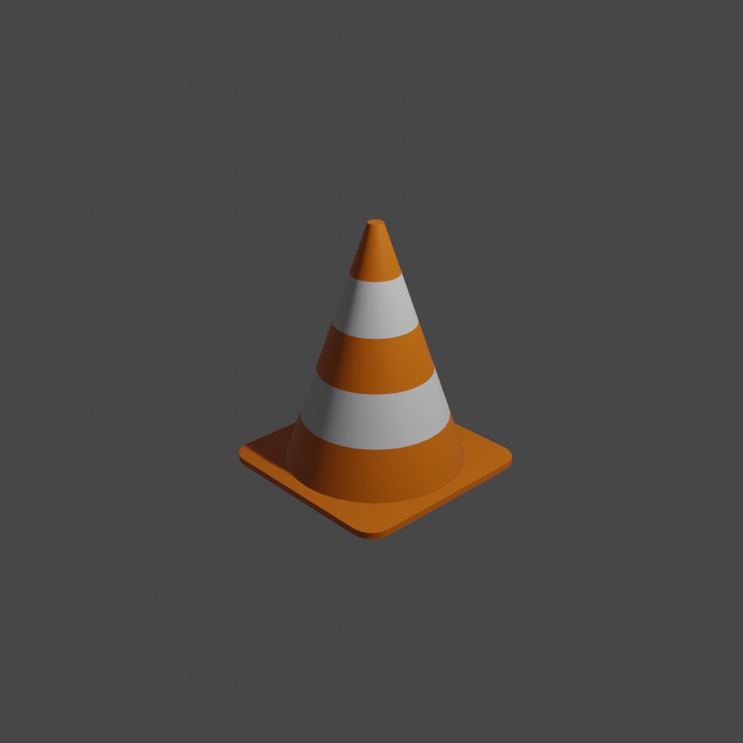 Traffic cone 3D model - TurboSquid 1701799