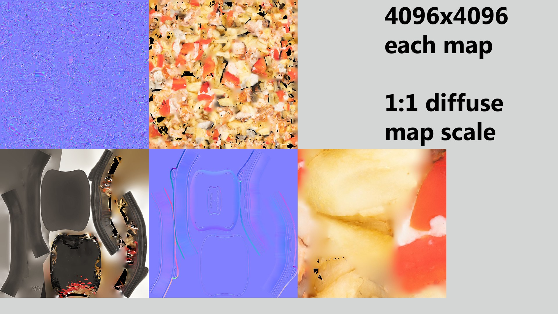 3D Poke bowl lunch box with fried potatoes chips chicken bell pepper - TurboSquid 2089394