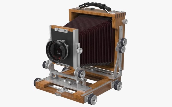large format camera 3d model