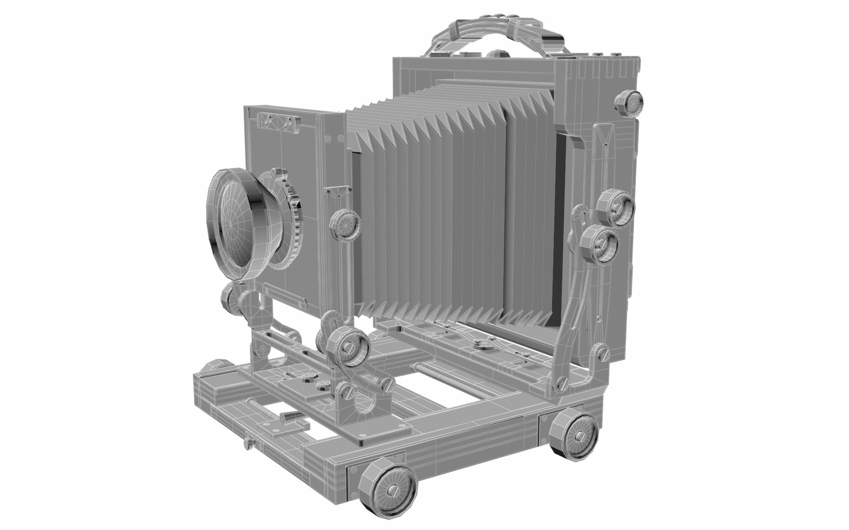 Large Format Camera 3d Model
