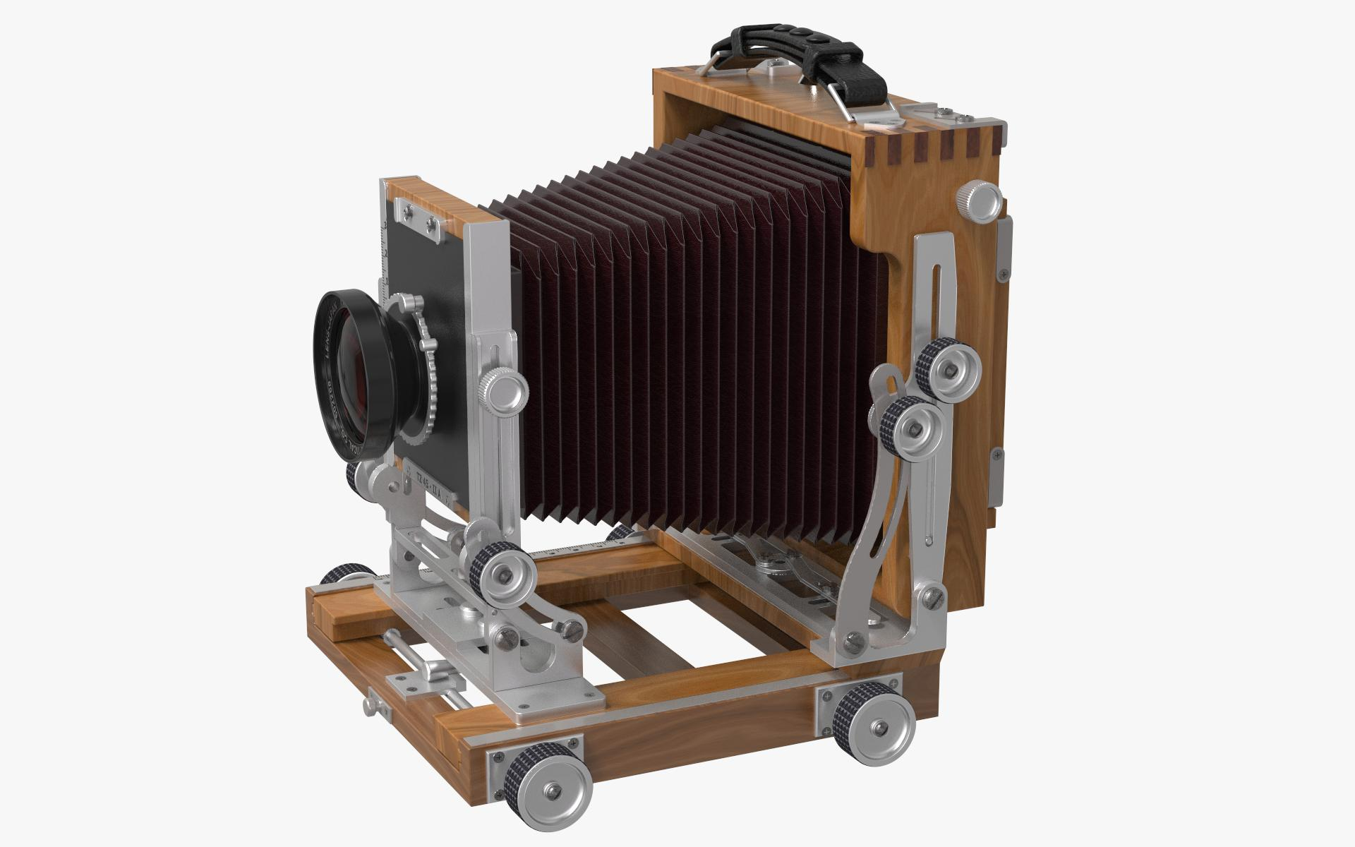 large format camera 3d model