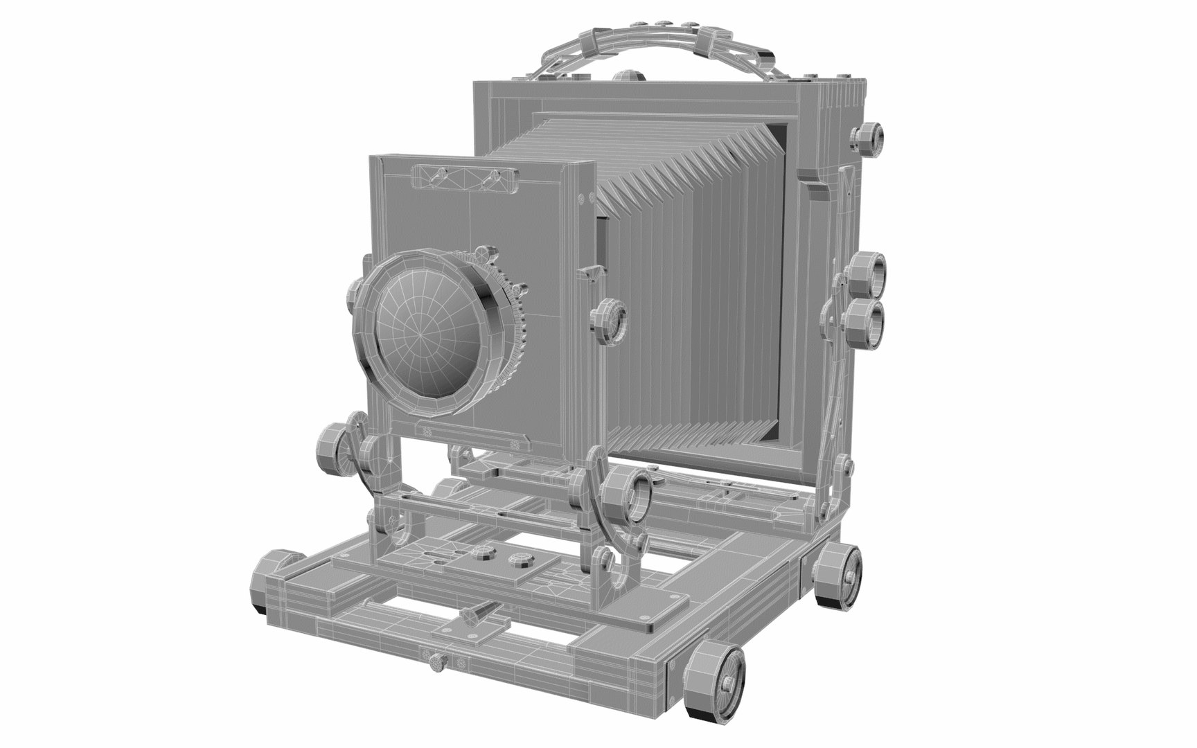 Large Format Camera 3d Model