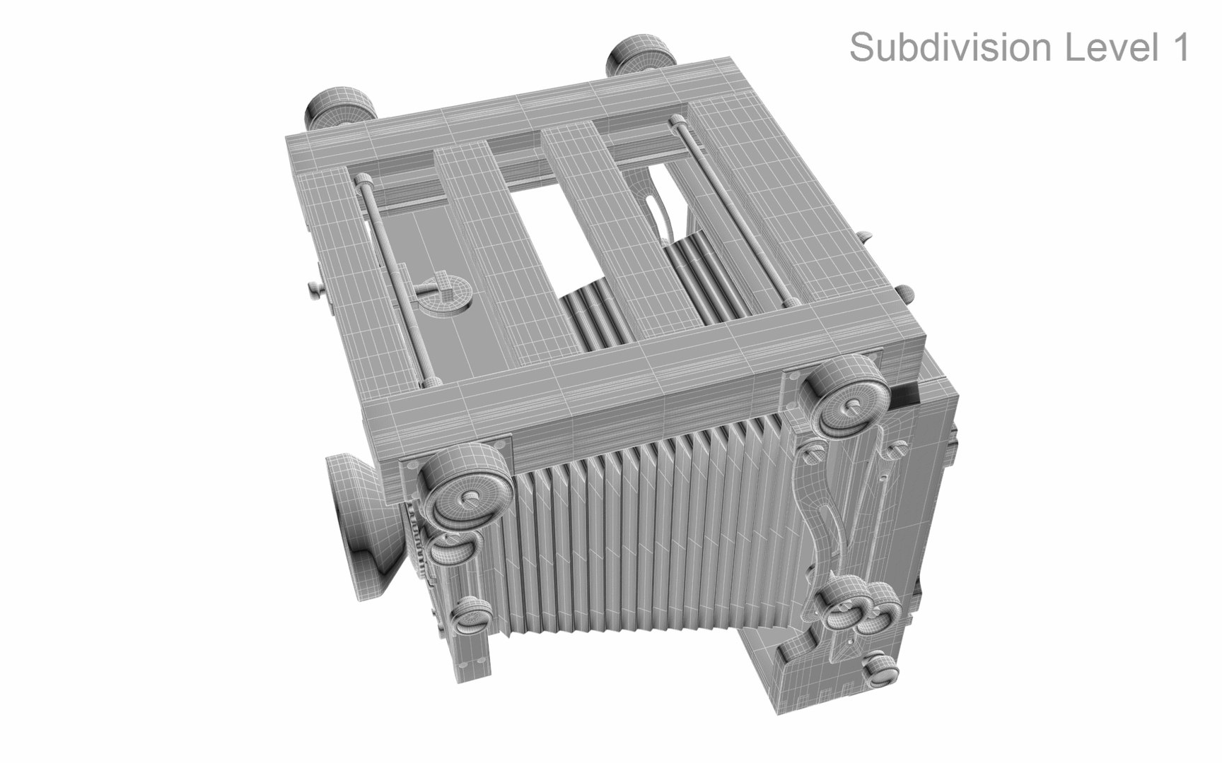 large format camera 3d model