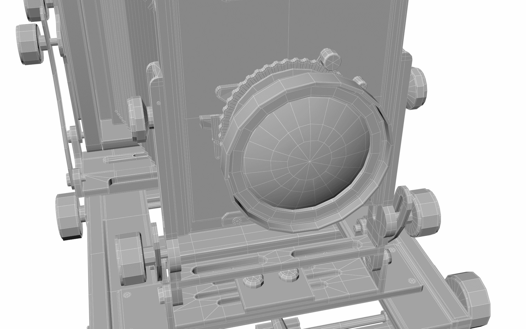 large format camera 3d model