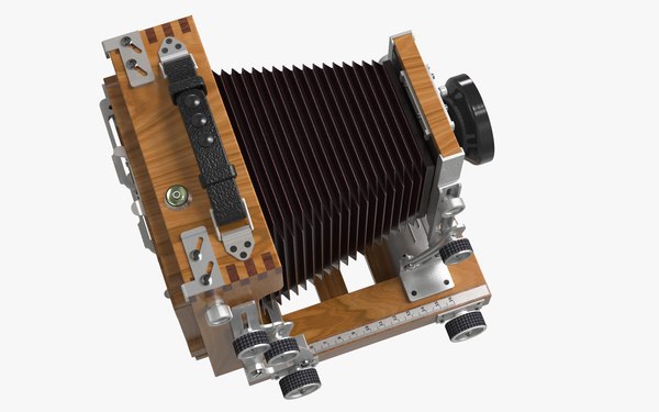 large format camera 3d model