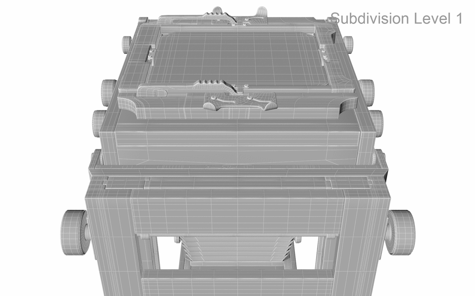 large format camera 3d model