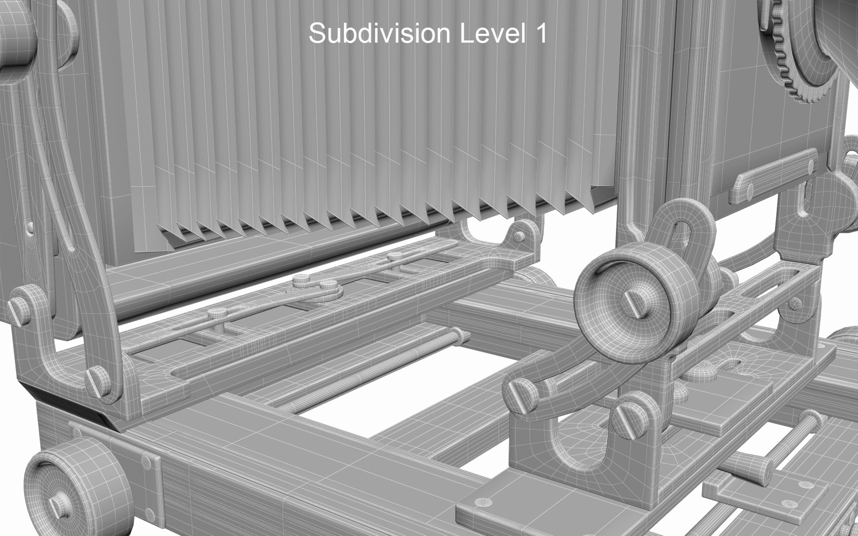large format camera 3d model