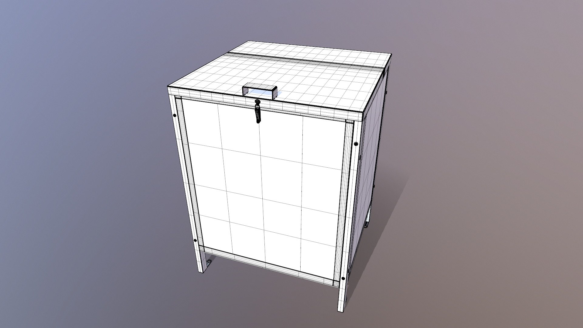 3D Trash Bin Model - TurboSquid 2262002