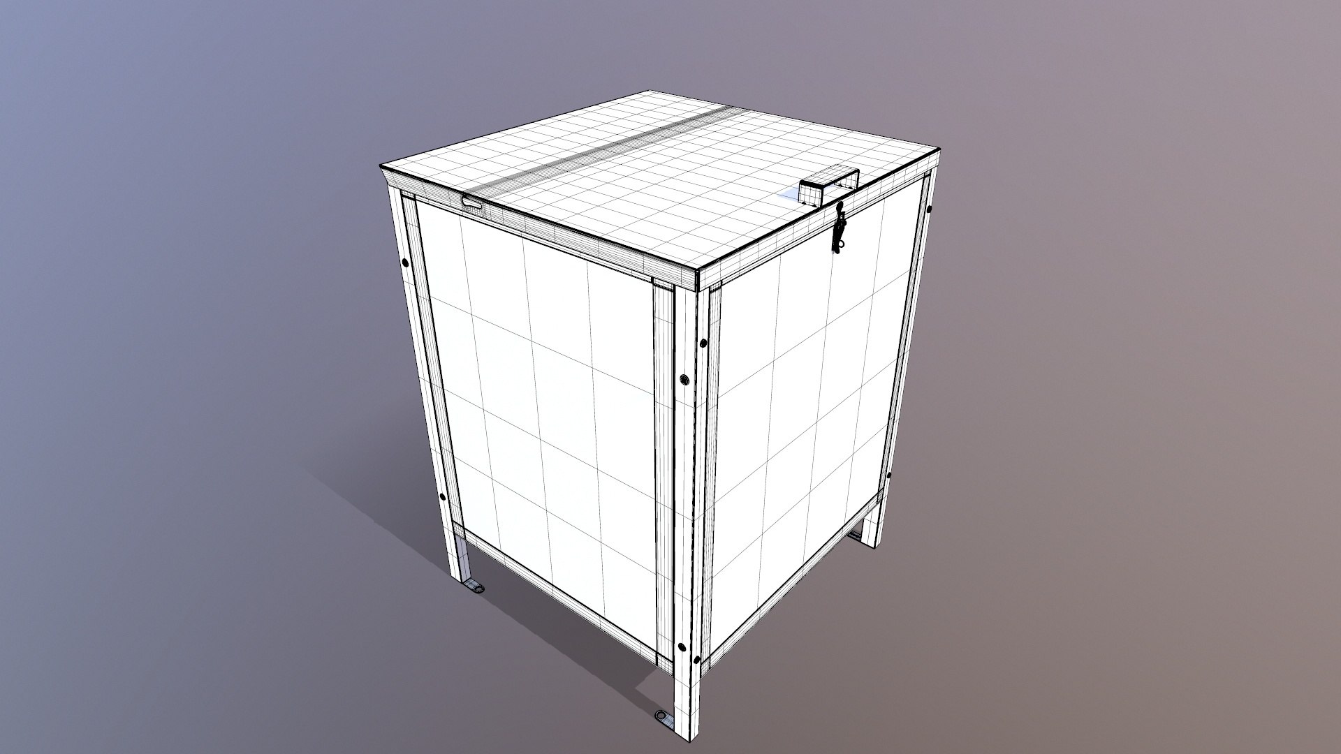 3D Trash Bin Model - TurboSquid 2262002