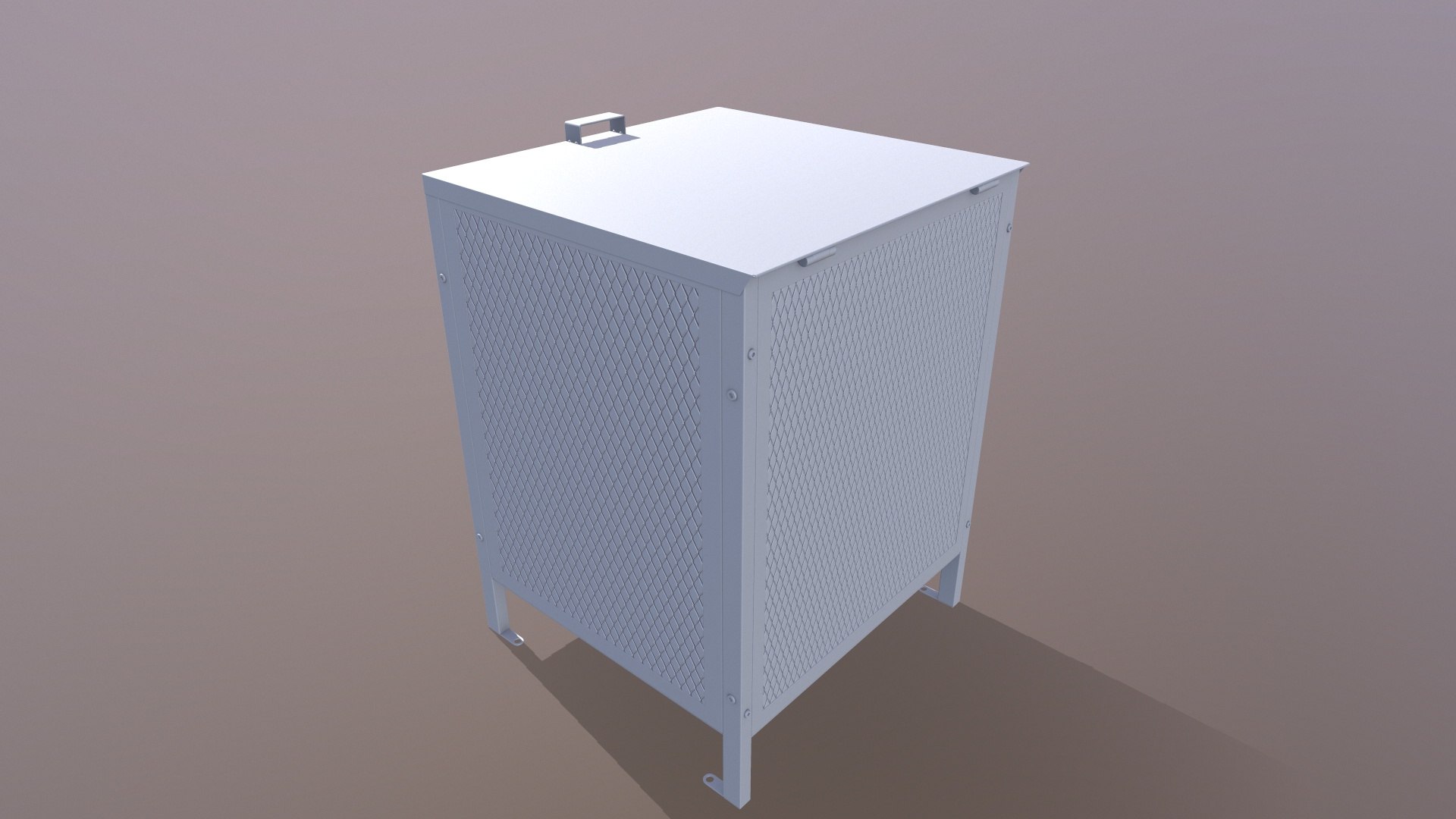 3D Trash Bin Model - TurboSquid 2262002