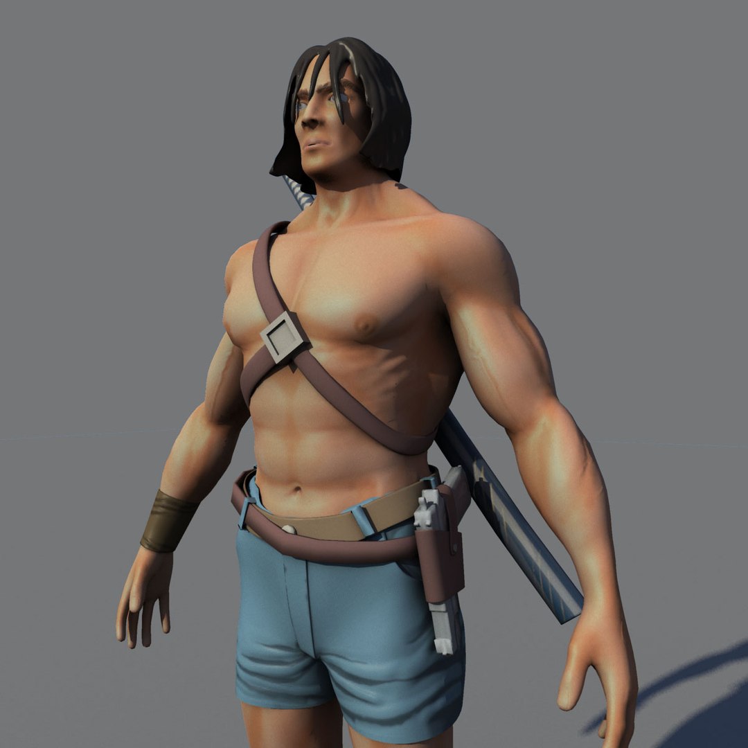 Fighter V 02 3d Max