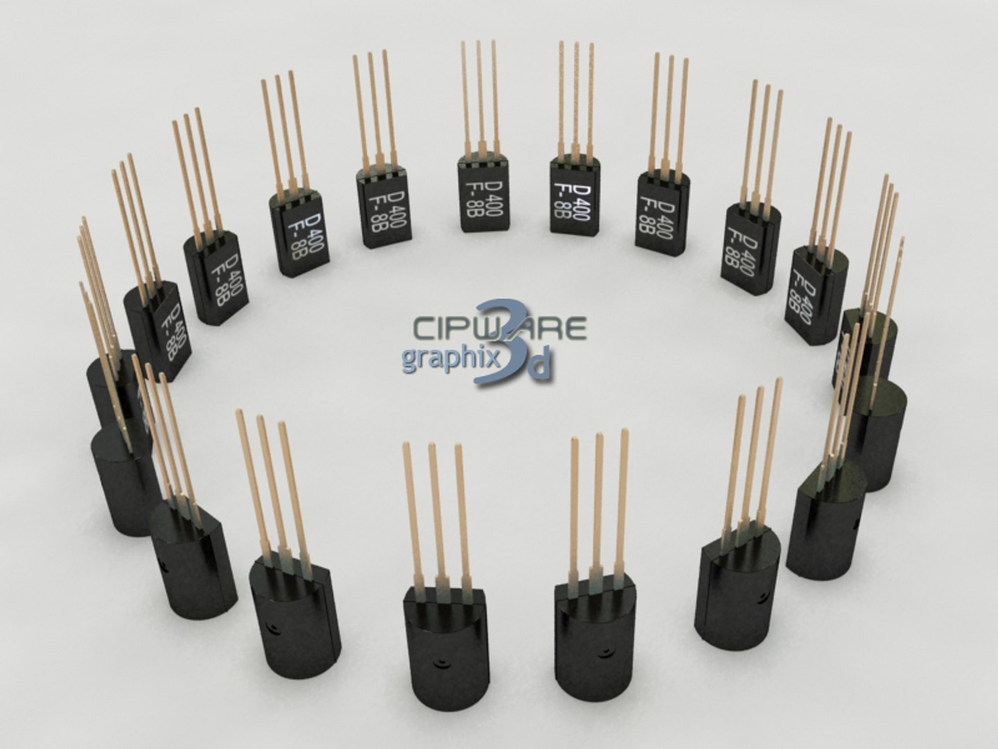 Transistor 2 3d Model