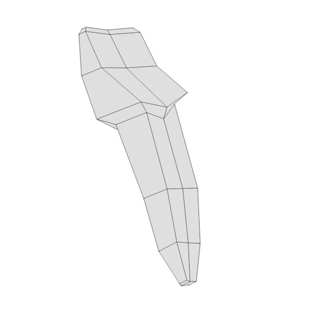 3d Central Incisor Model
