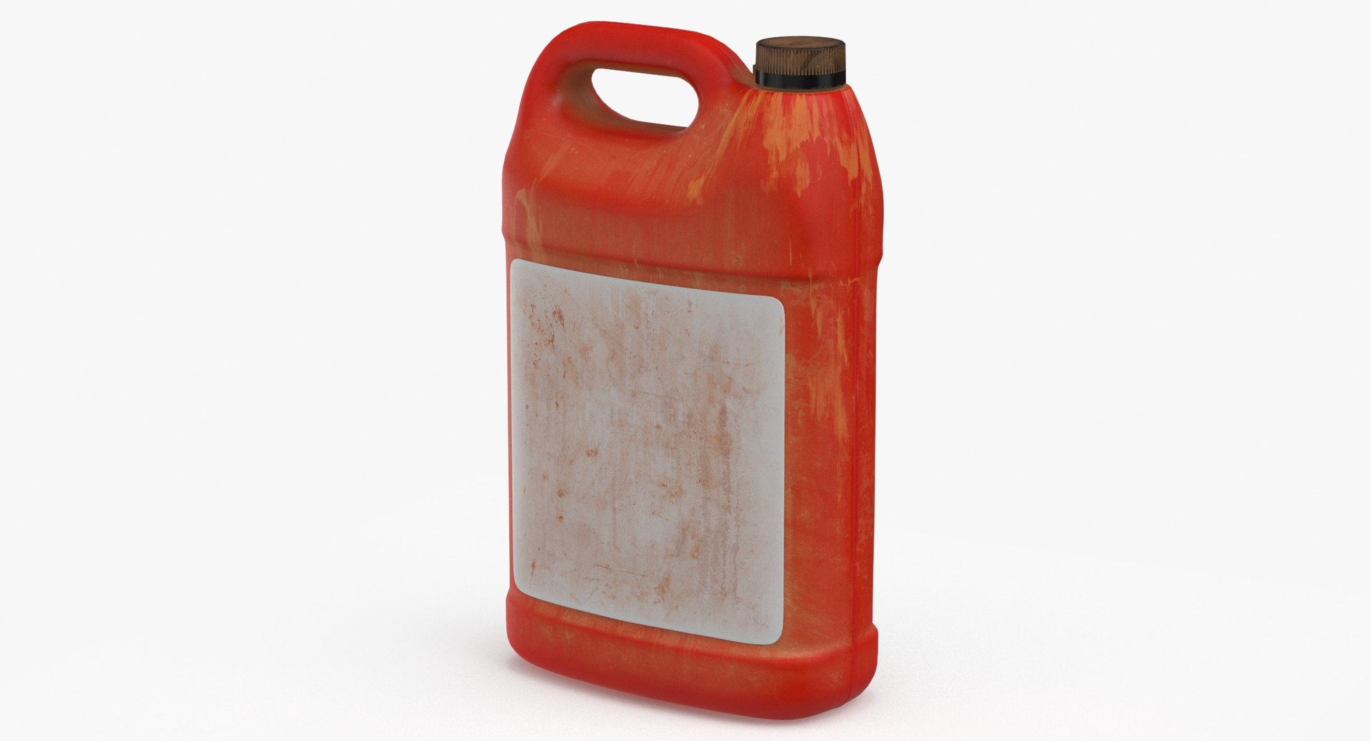Automotive Fluids Type 01 Blank Ganeric Label Clean And Ditry 3D Model ...