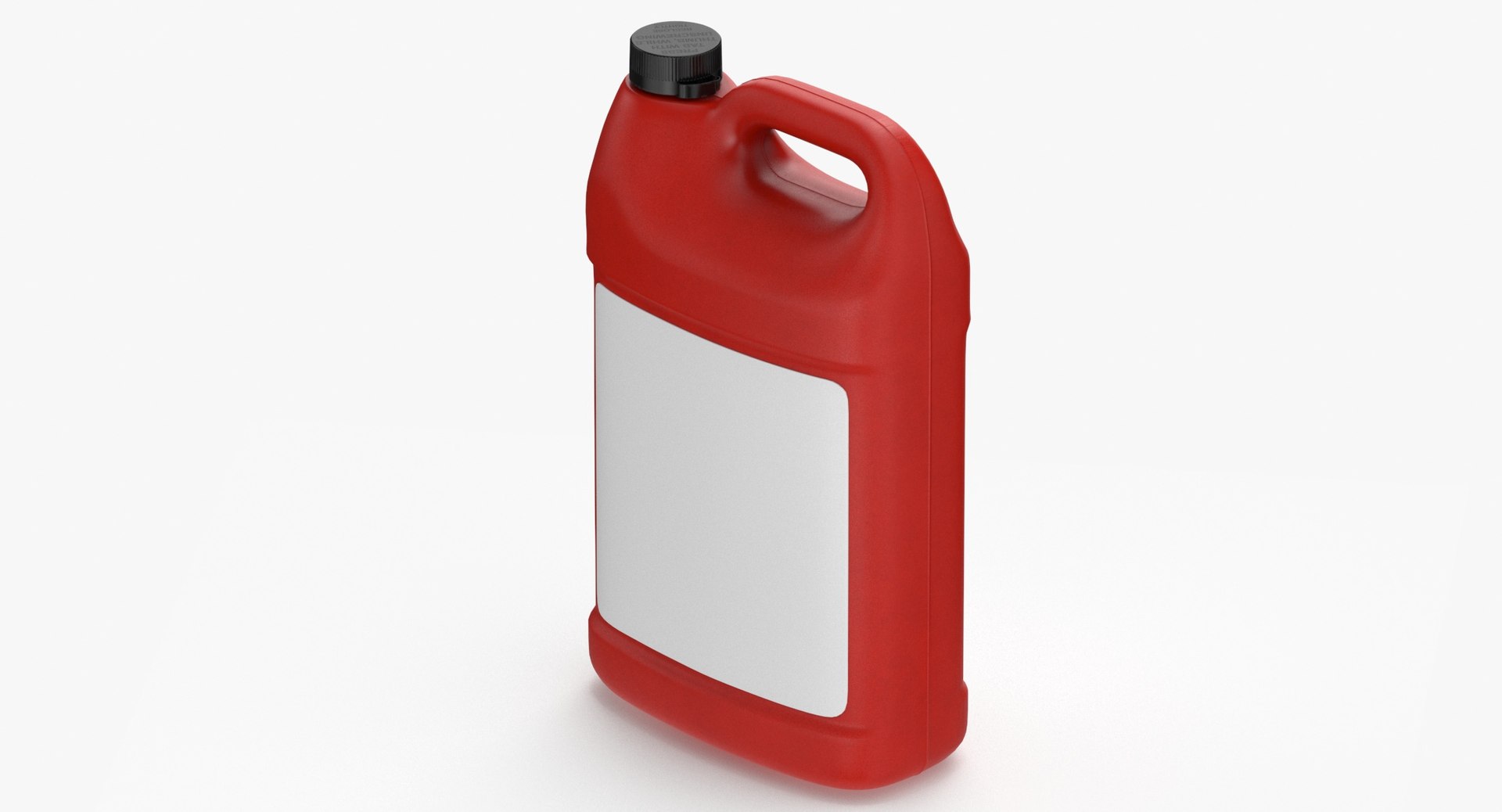 Automotive Fluids Type 01 Blank Ganeric Label Clean And Ditry 3D Model ...