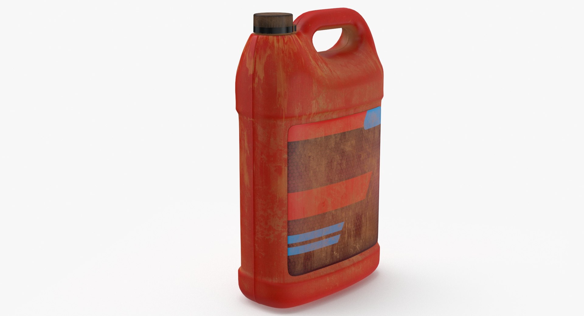 Automotive Fluids Type 01 Blank Ganeric Label Clean And Ditry 3D Model ...
