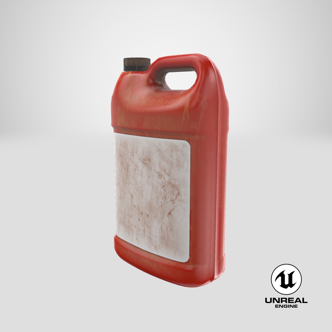 Automotive Fluids Type 01 Blank Ganeric Label Clean and Ditry 3D model ...