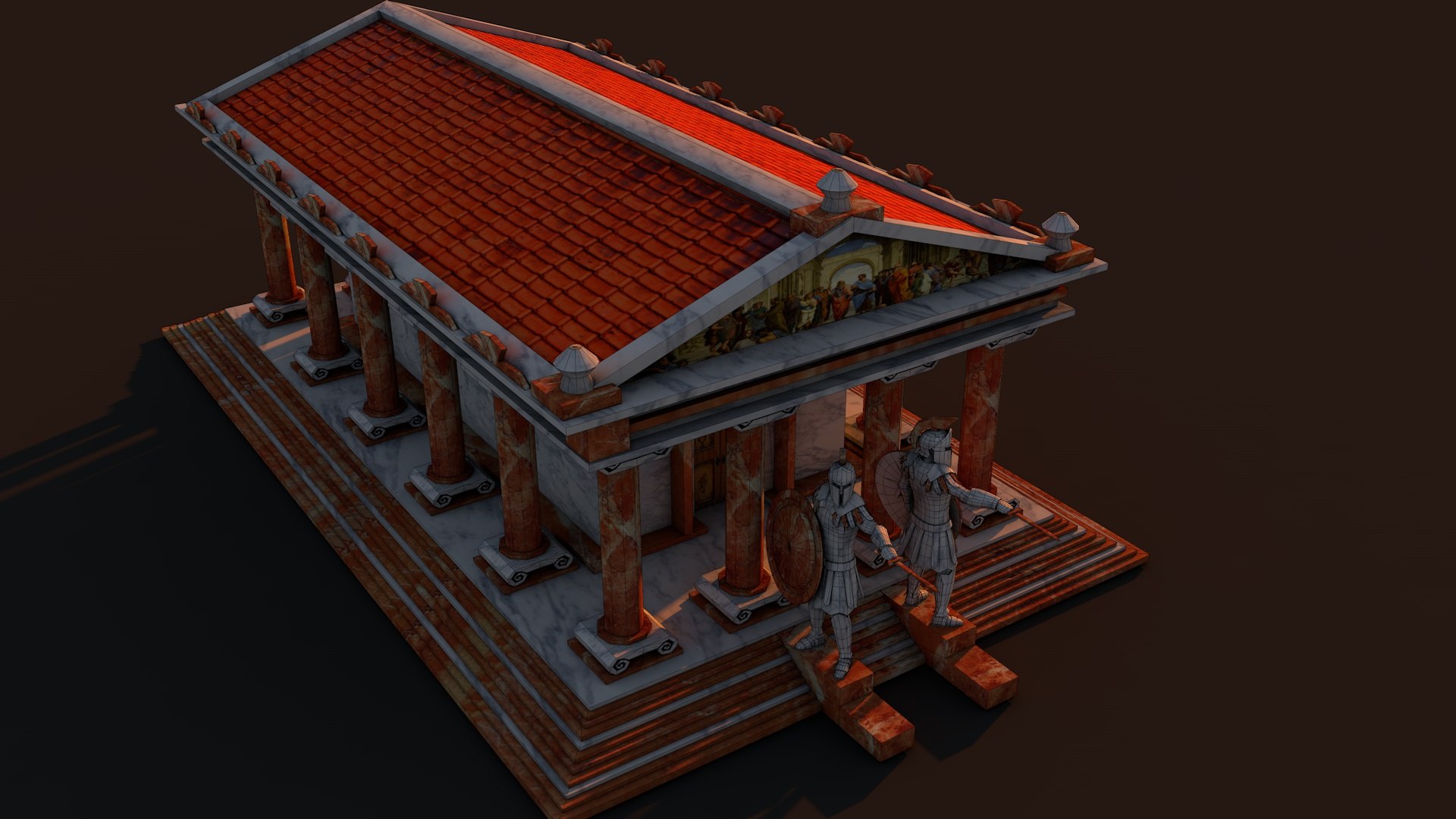 3D Ancient Temple Model - TurboSquid 1274764