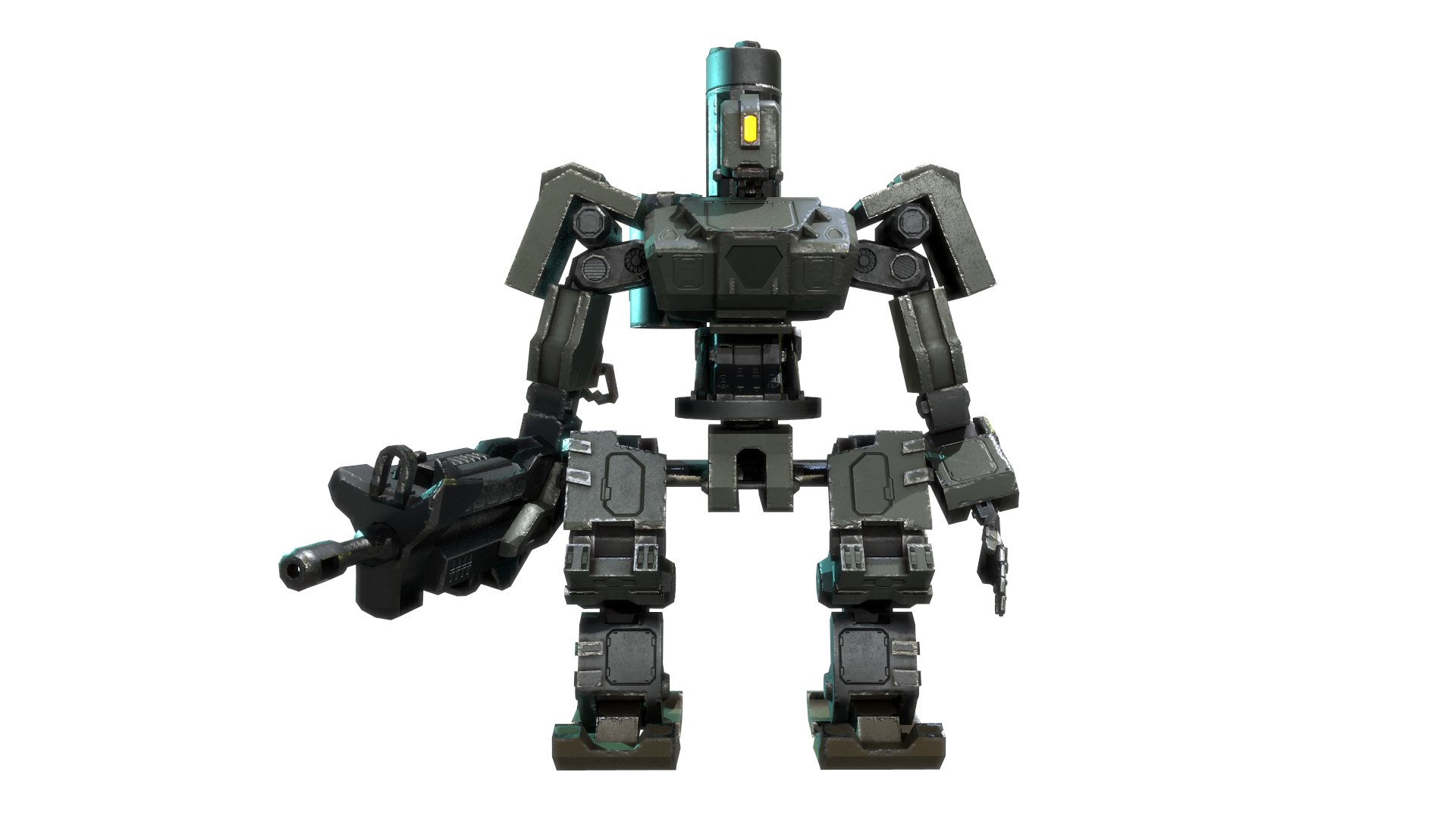 3D Bastion Robot - TurboSquid 1427977