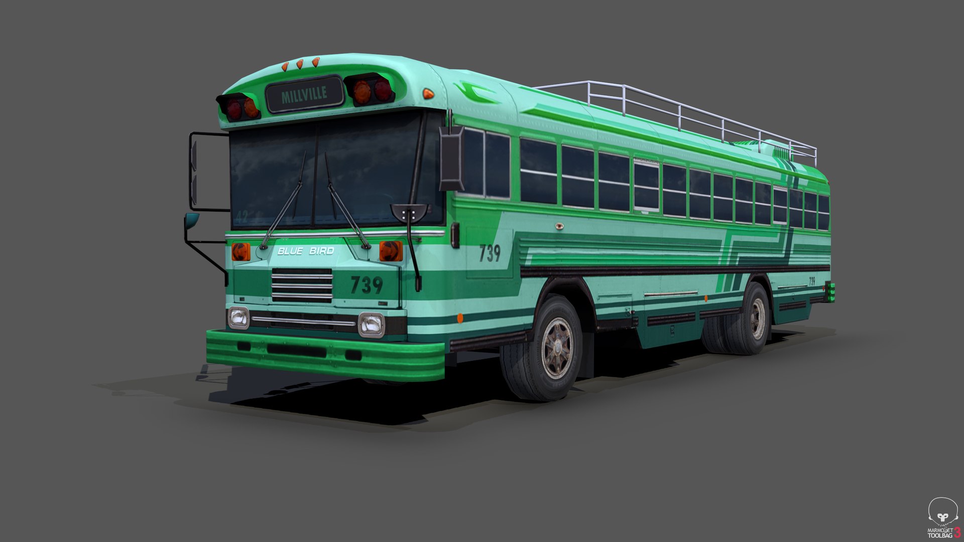 Blue Bird Tc2000 Coach Bus Model - TurboSquid 1406726