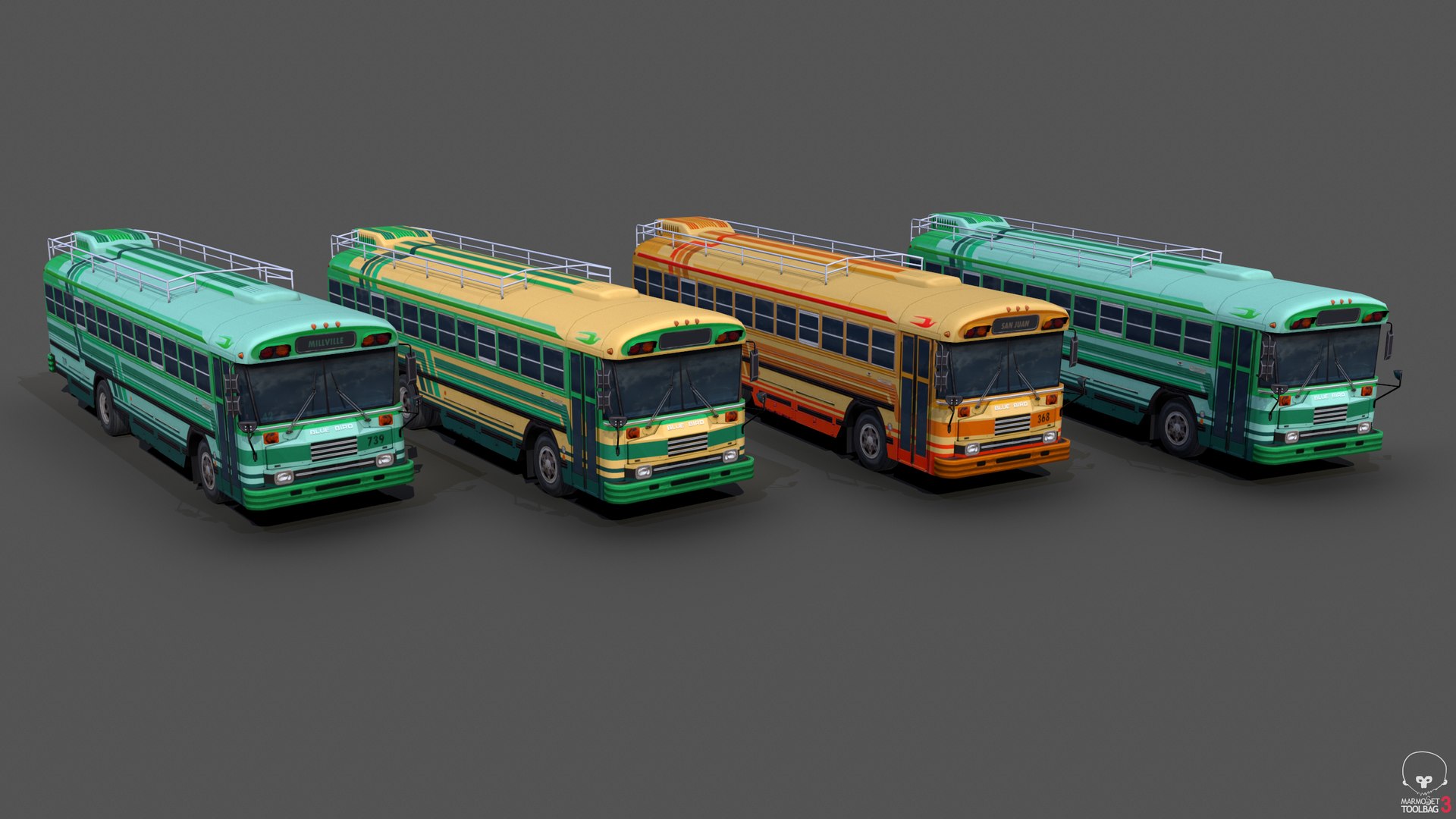 Blue Bird Tc2000 Coach Bus Model - TurboSquid 1406726