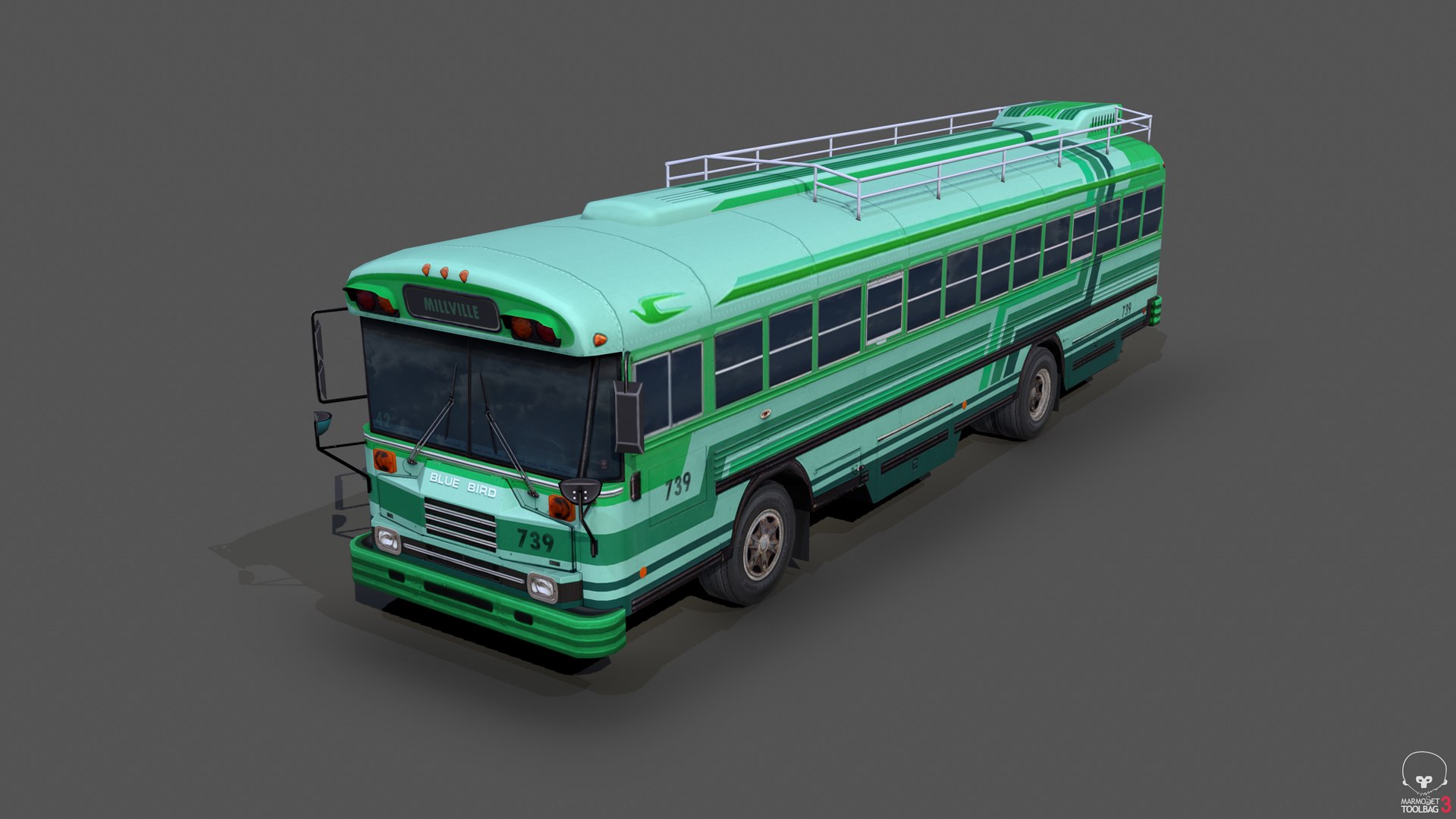 Blue Bird Tc2000 Coach Bus Model - TurboSquid 1406726
