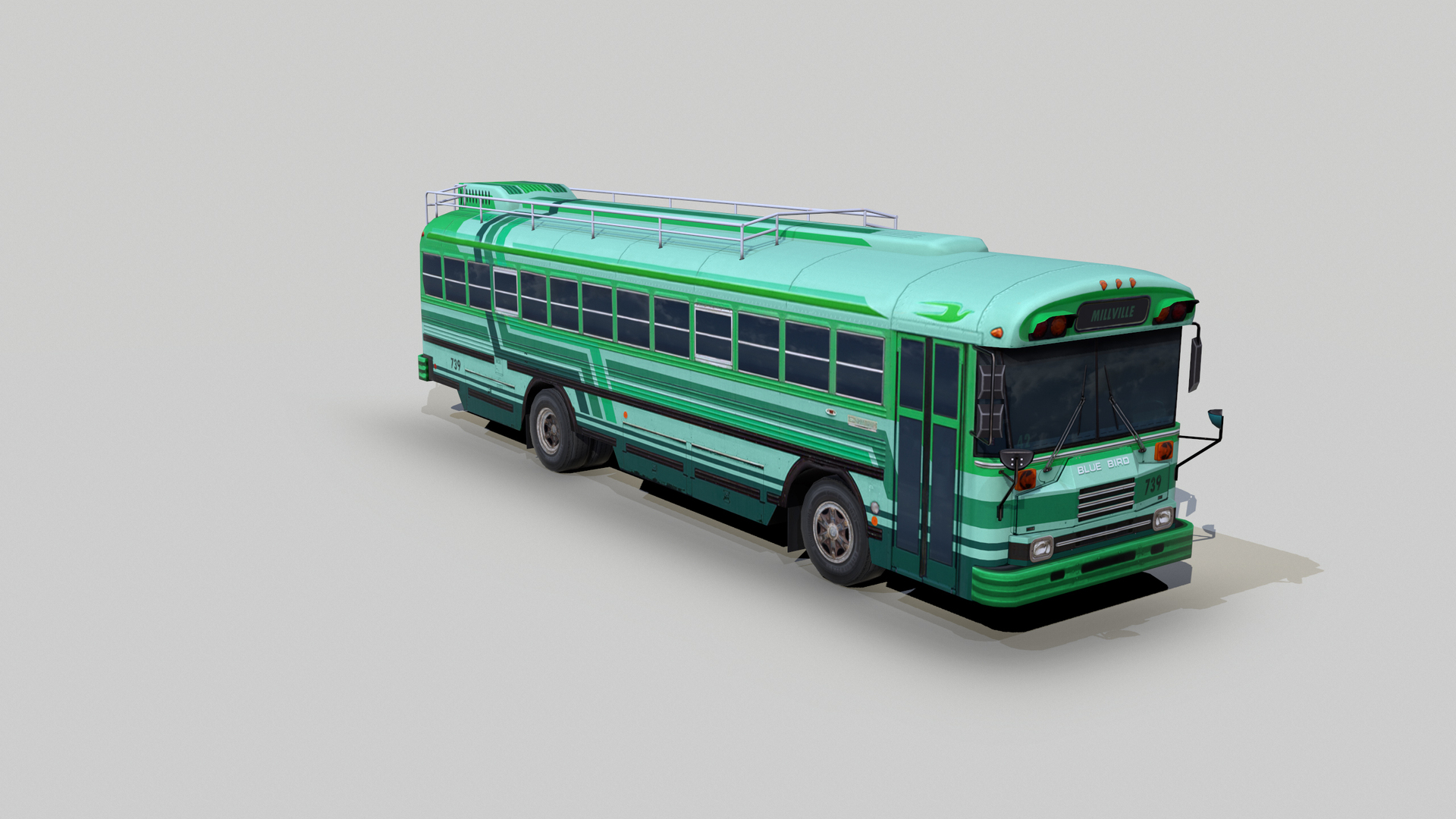 Blue Bird Tc2000 Coach Bus Model - TurboSquid 1406726
