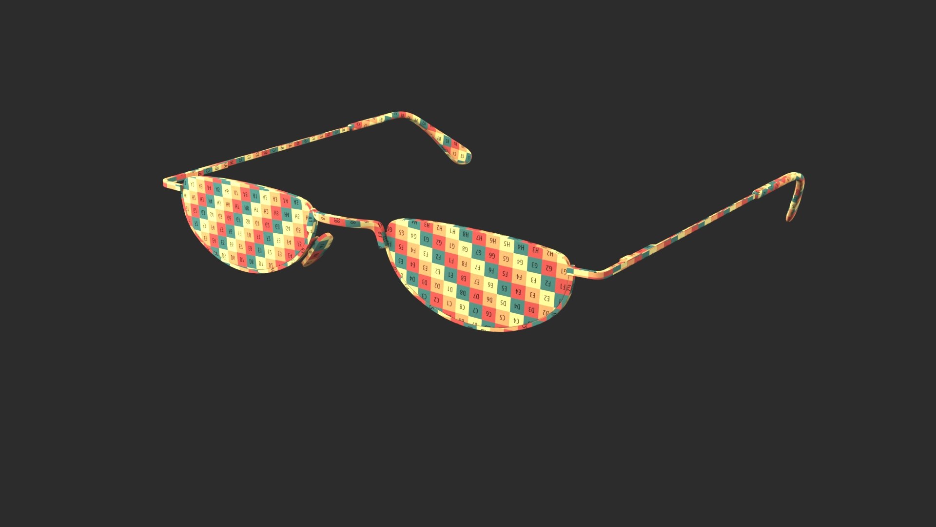 3D Reading Glasses Model - TurboSquid 1819092