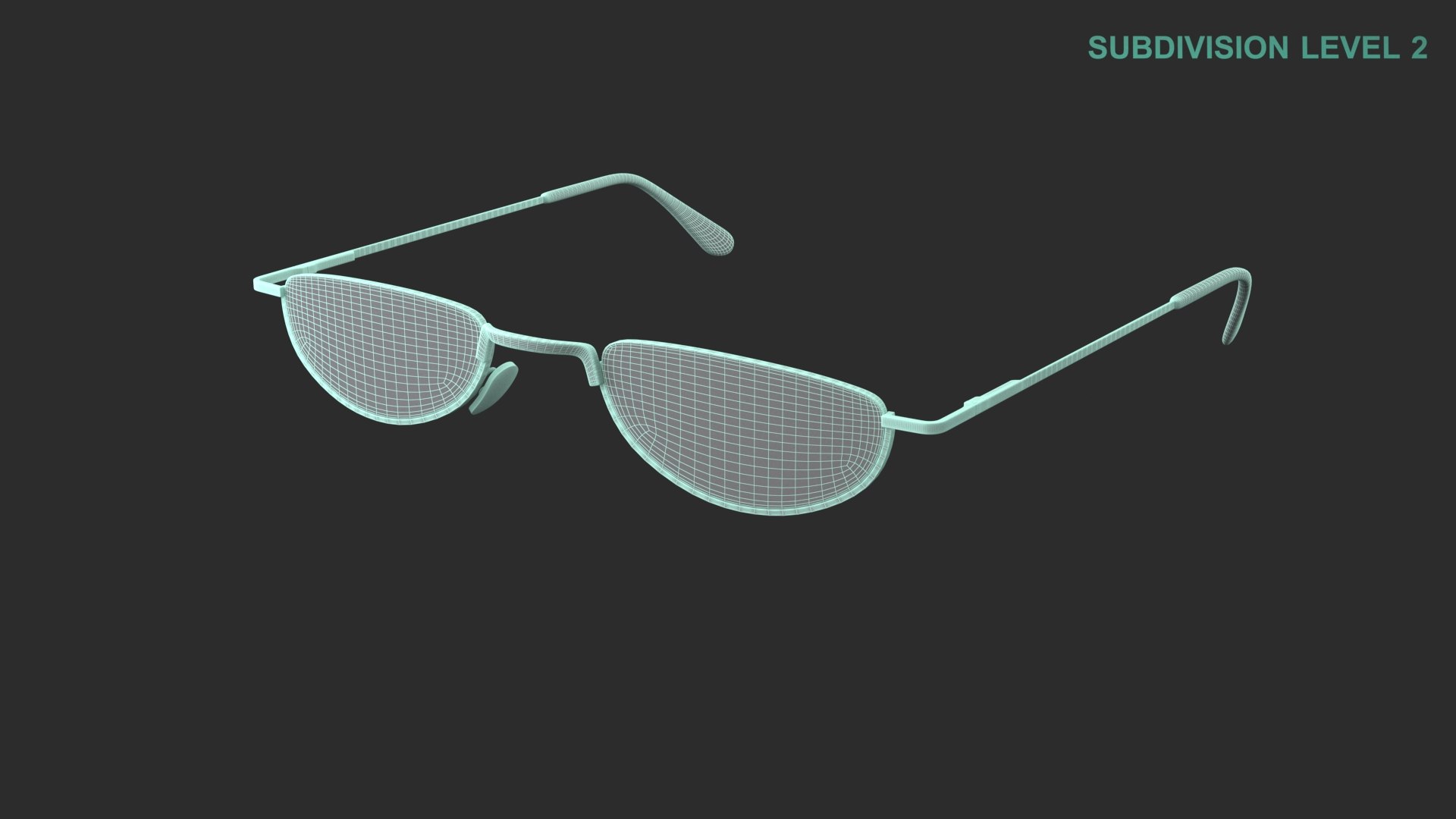3D Reading Glasses Model - TurboSquid 1819092