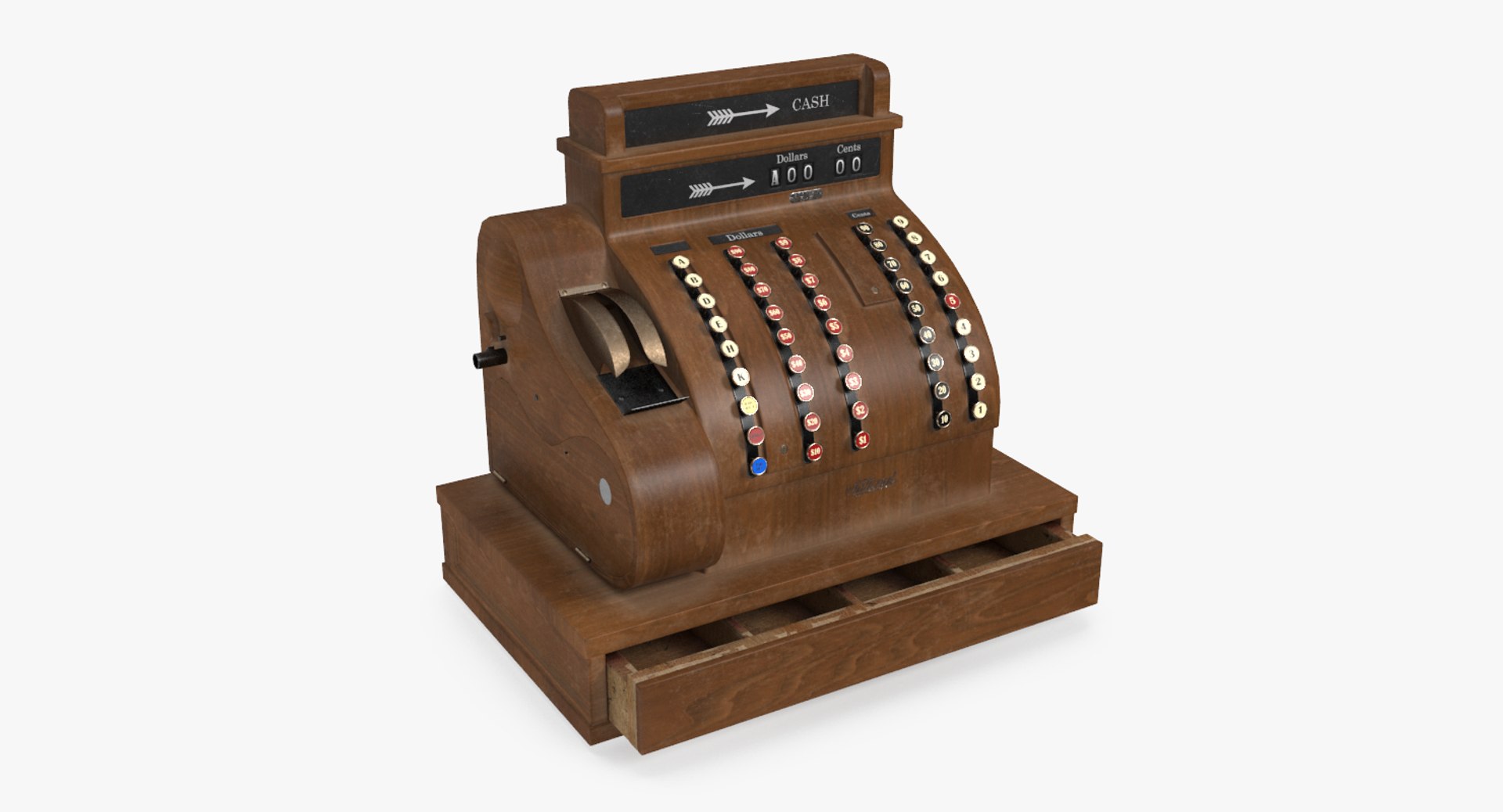 Cash Register 3D Model - TurboSquid 1263572