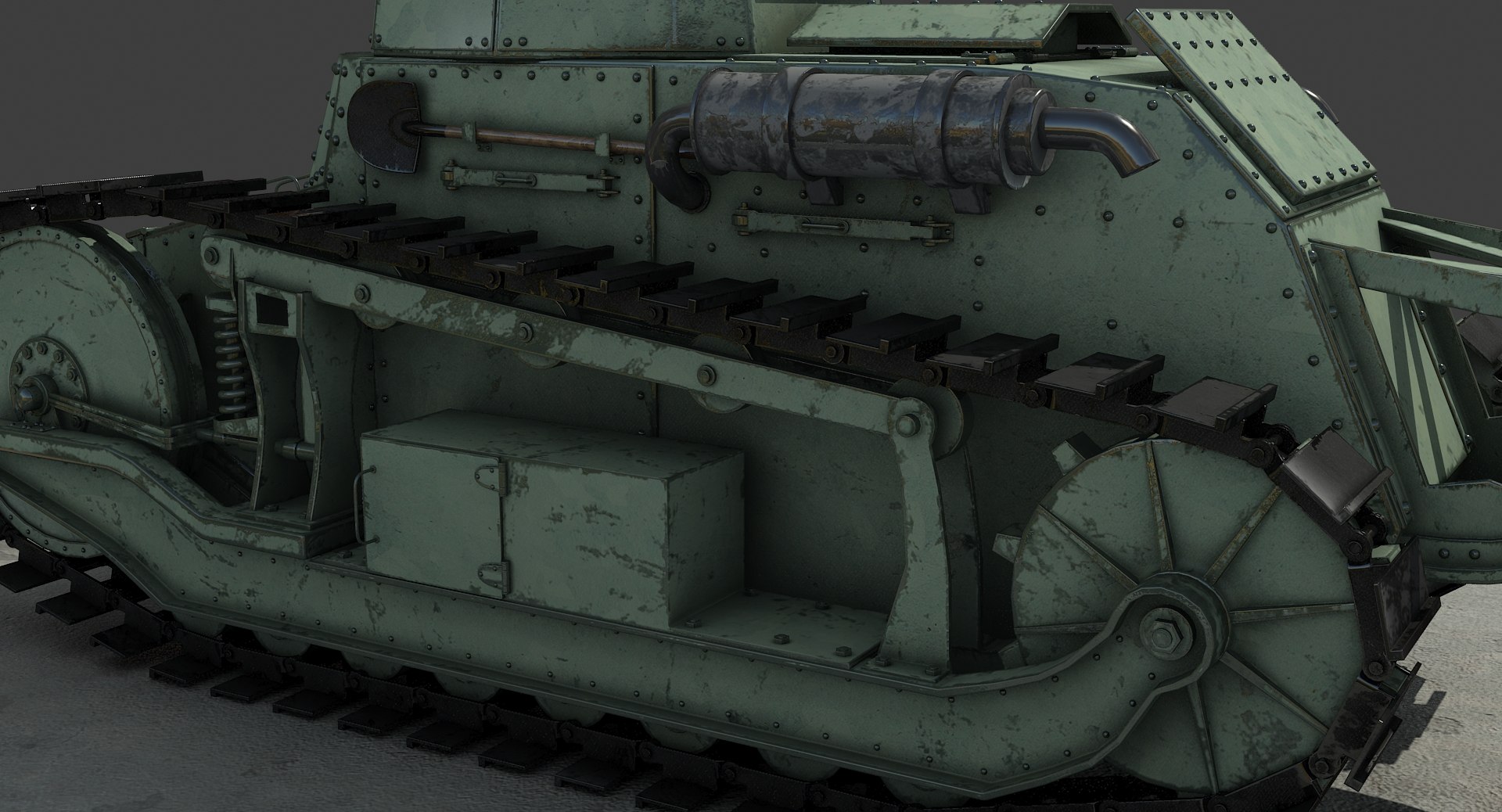 Wwi Ft-17 Tank 3D Model - TurboSquid 1366918