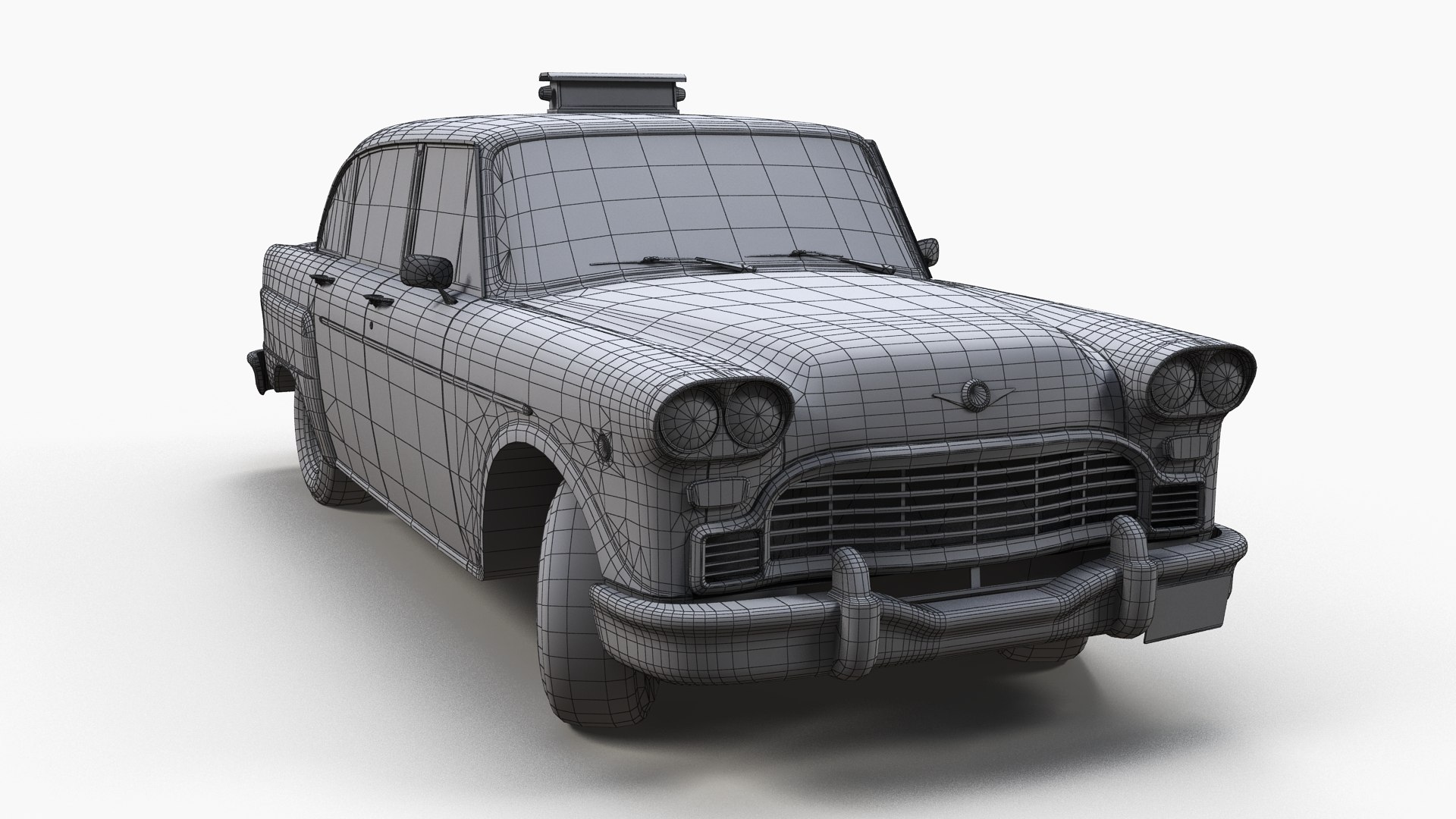 3D Yellow Taxi Cab - TurboSquid 2154092