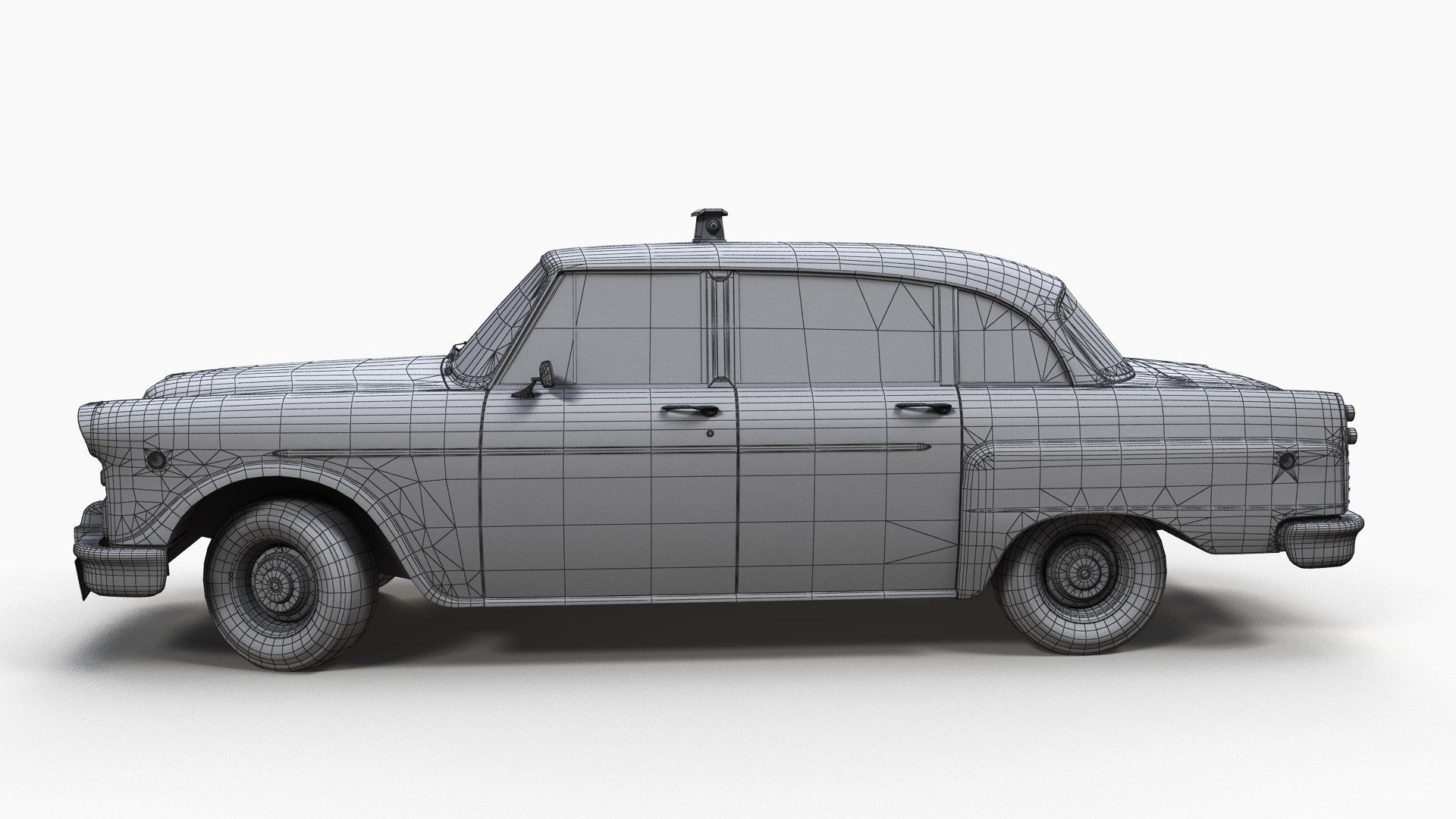 3D Yellow Taxi Cab - TurboSquid 2154092