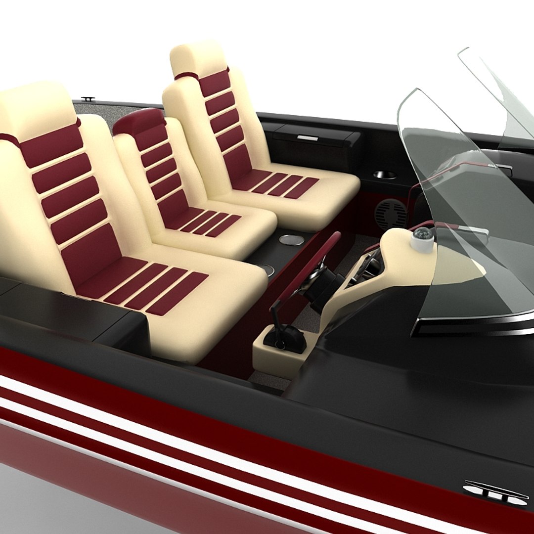 3d Model Bass Boat