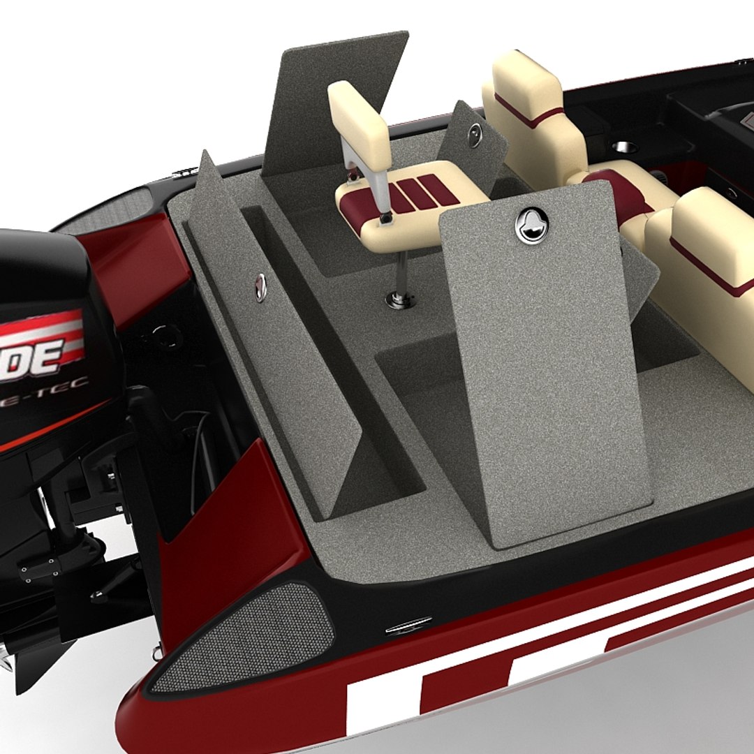 3d Model Bass Boat